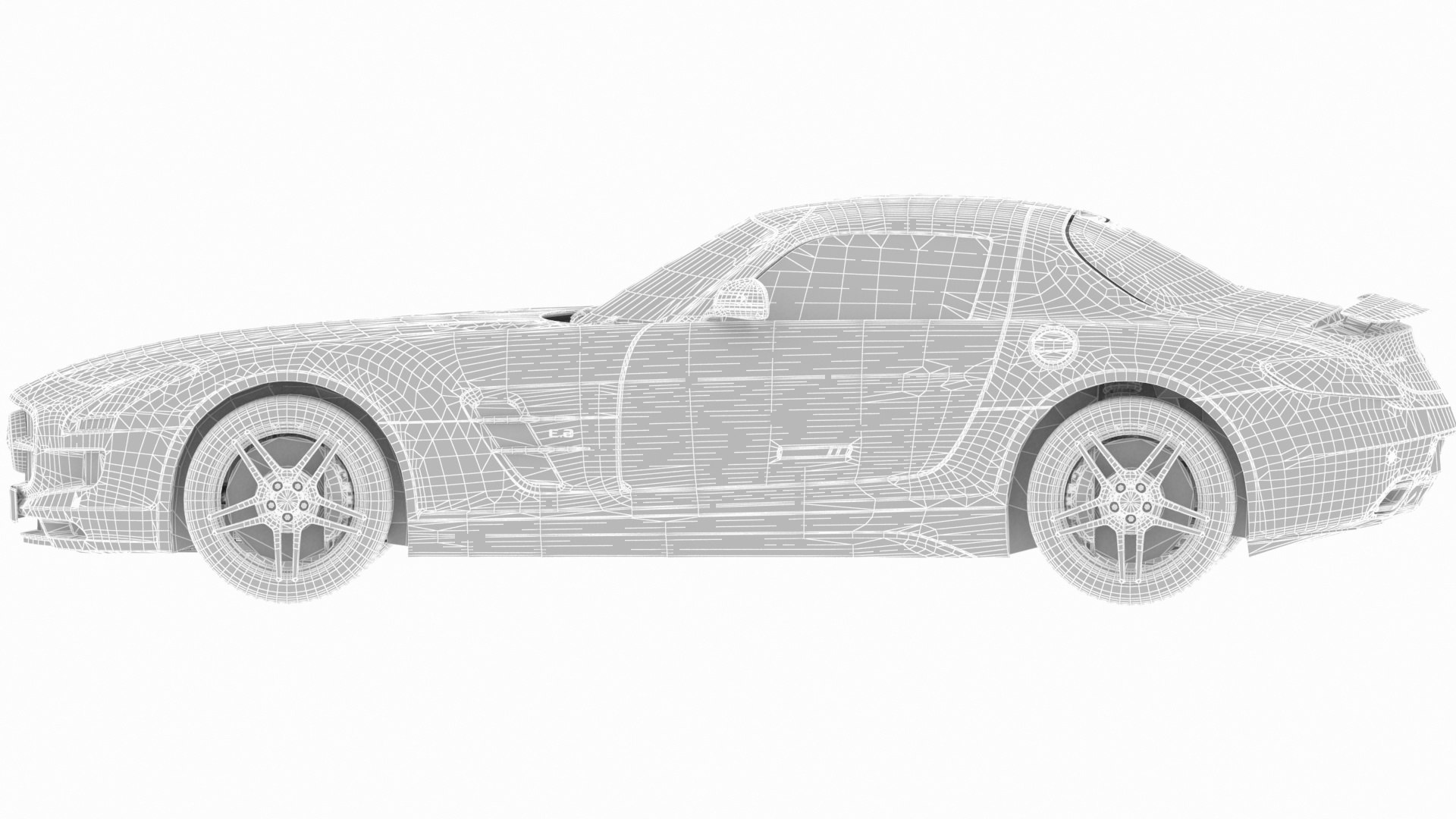 Mercedes Sls Amg 3D Model - TurboSquid 1224043