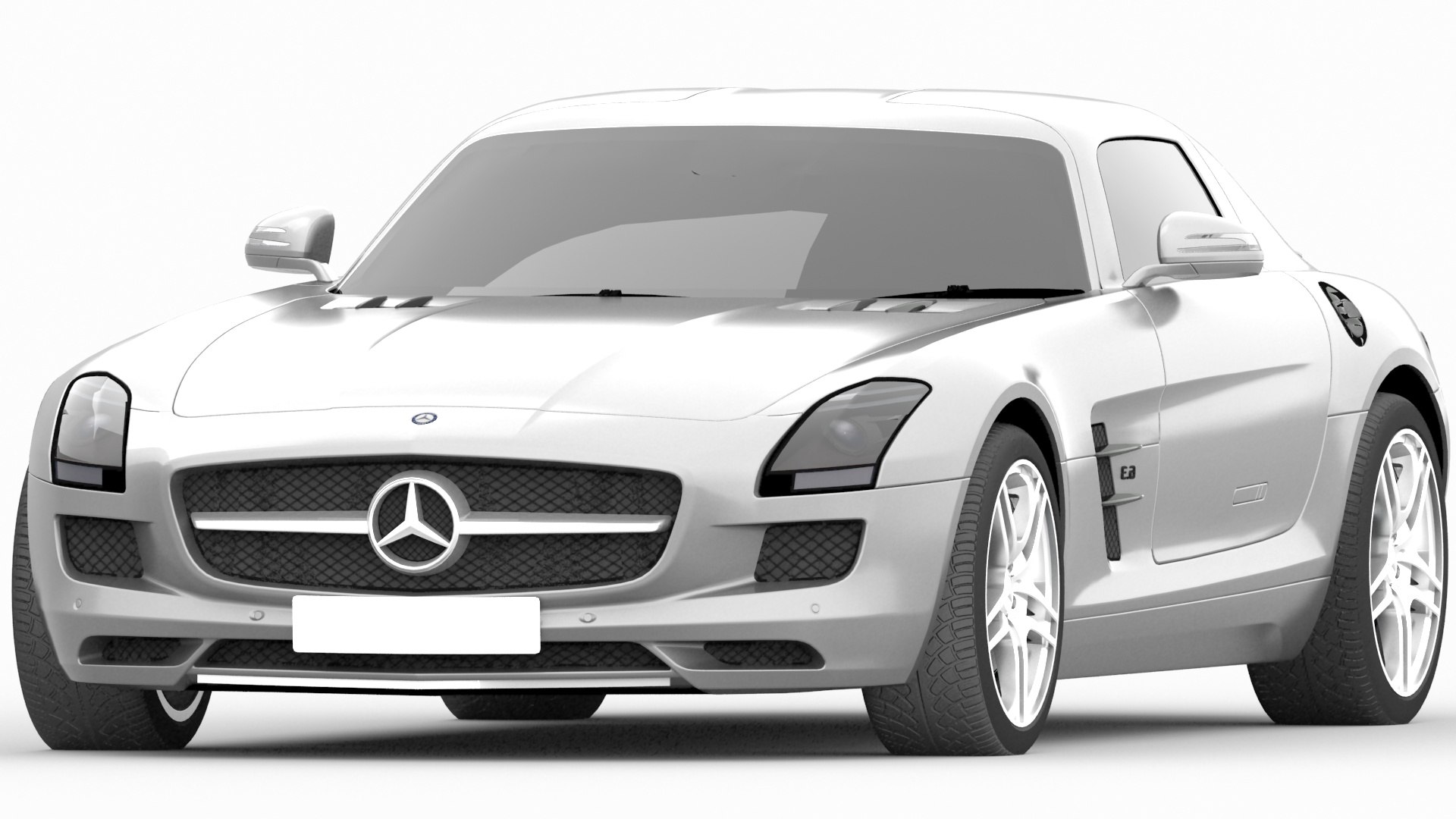 Mercedes Sls Amg 3D Model - TurboSquid 1224043