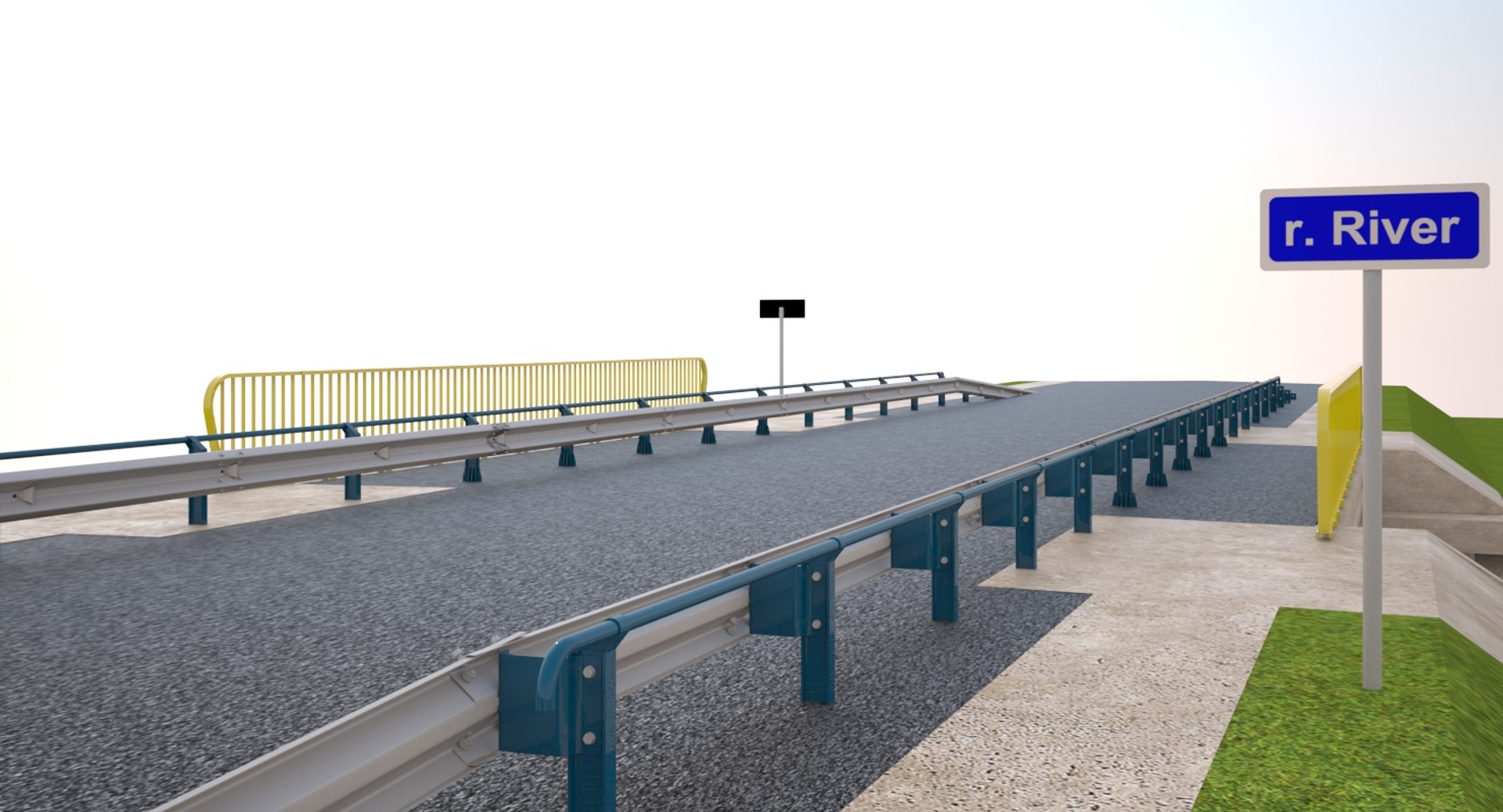 Bridge River 3d Model