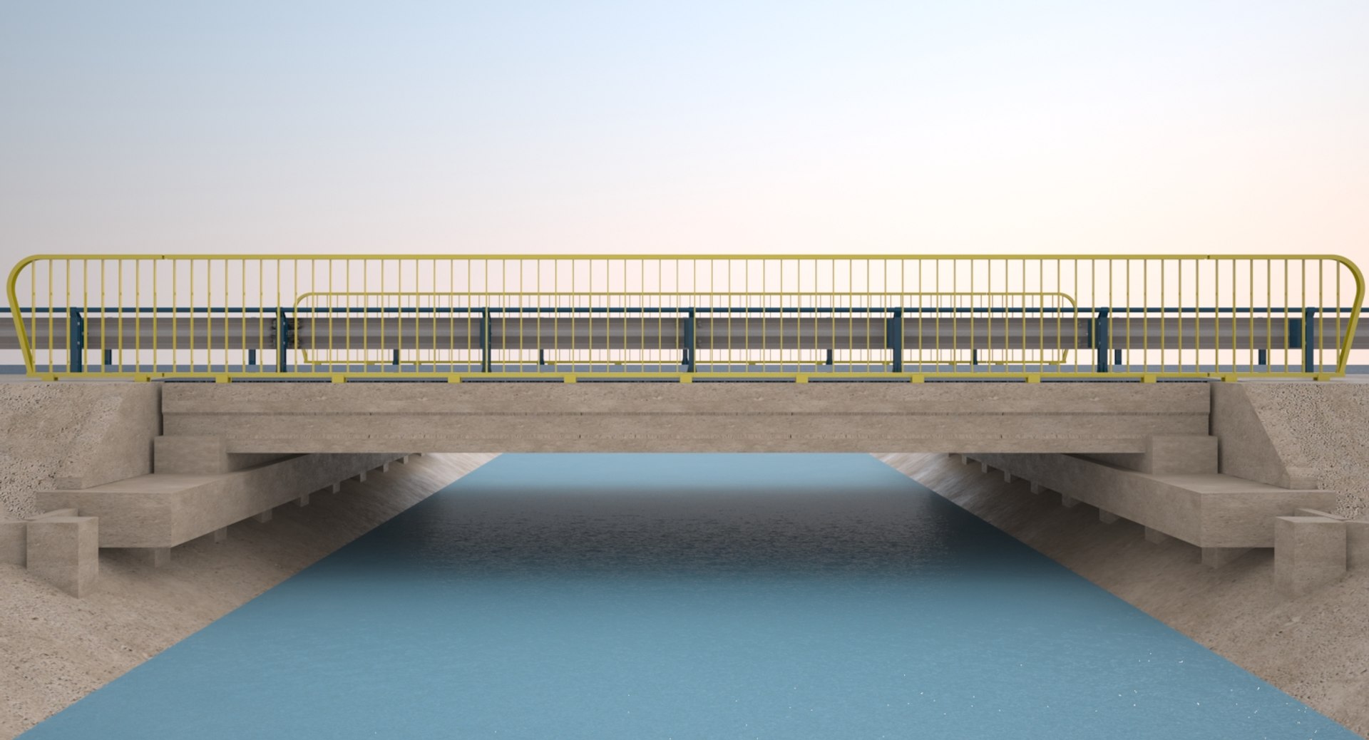 Bridge River 3d Model