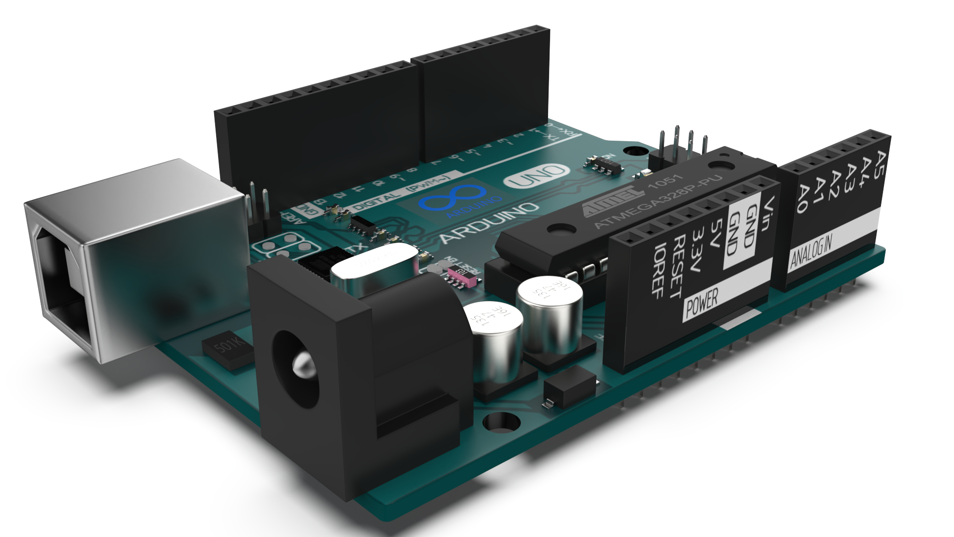 Arduino uno 3D model - TurboSquid 1746473
