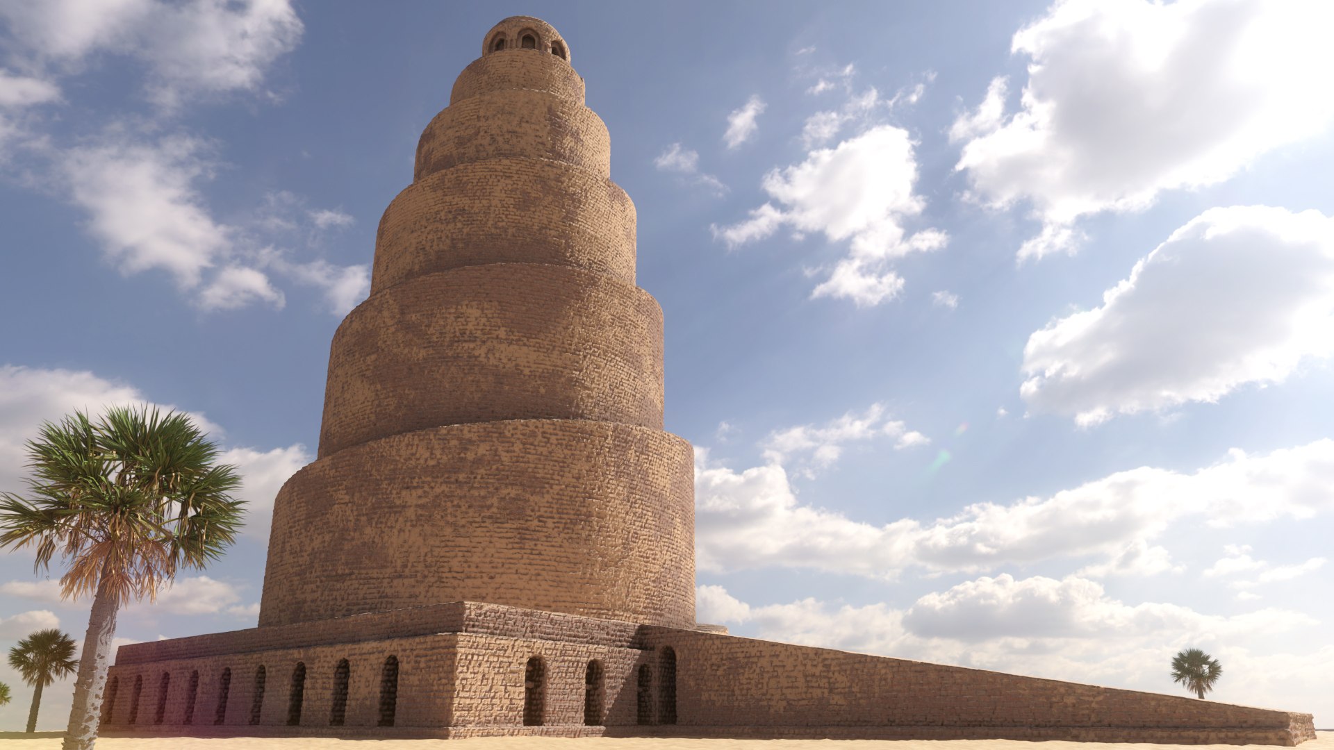 3D Model Malwiya Mosque - TurboSquid 1734656