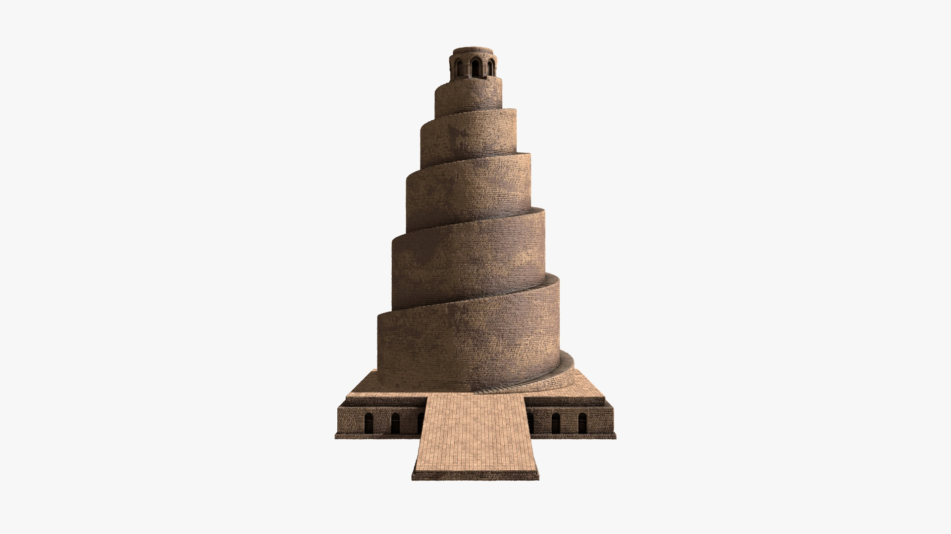 3D Model Malwiya Mosque - TurboSquid 1734656