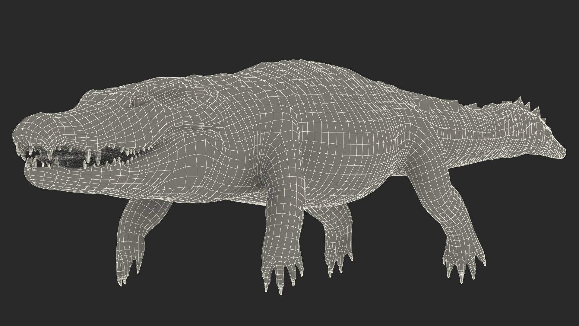 Black Caiman 3D Model - TurboSquid 2203545