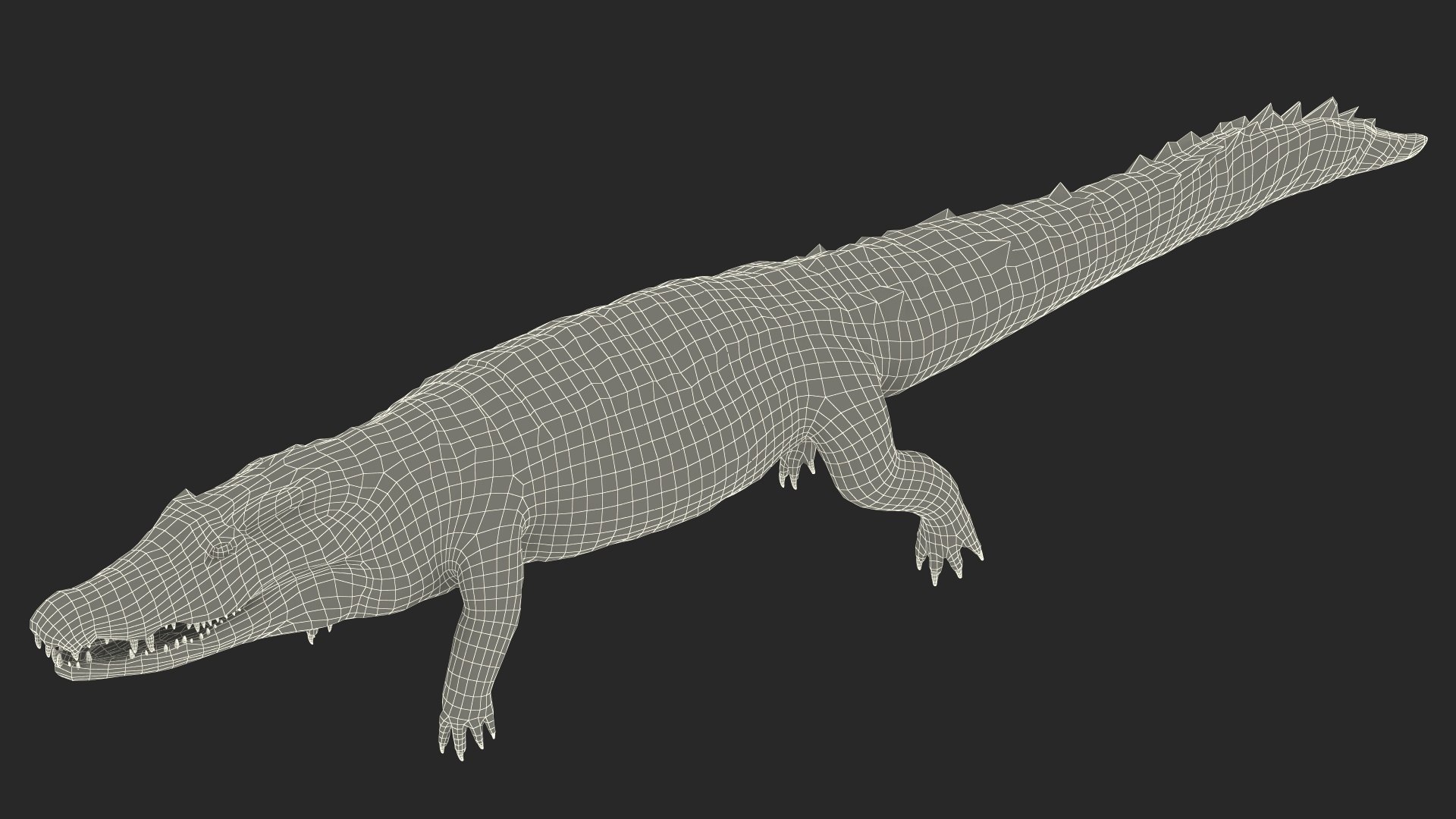 Black Caiman 3D Model - TurboSquid 2203545