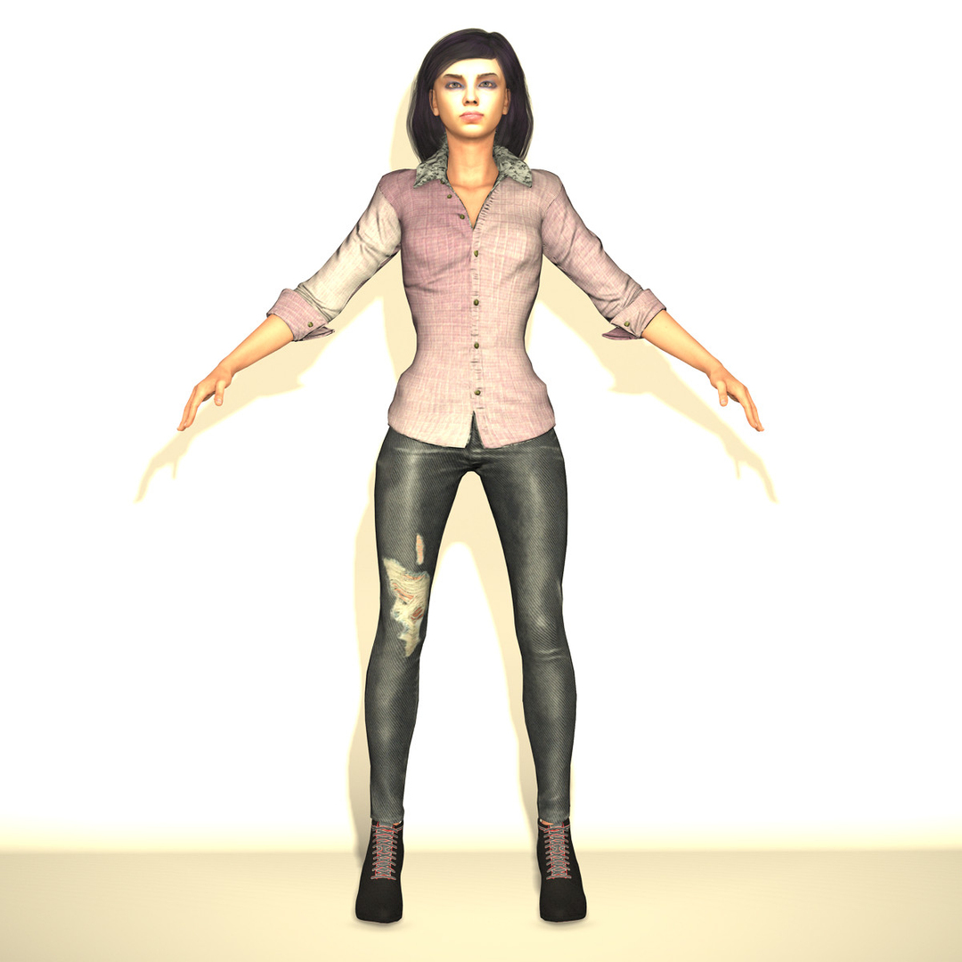 Realistic Jessica Cw 3D - TurboSquid 1513063