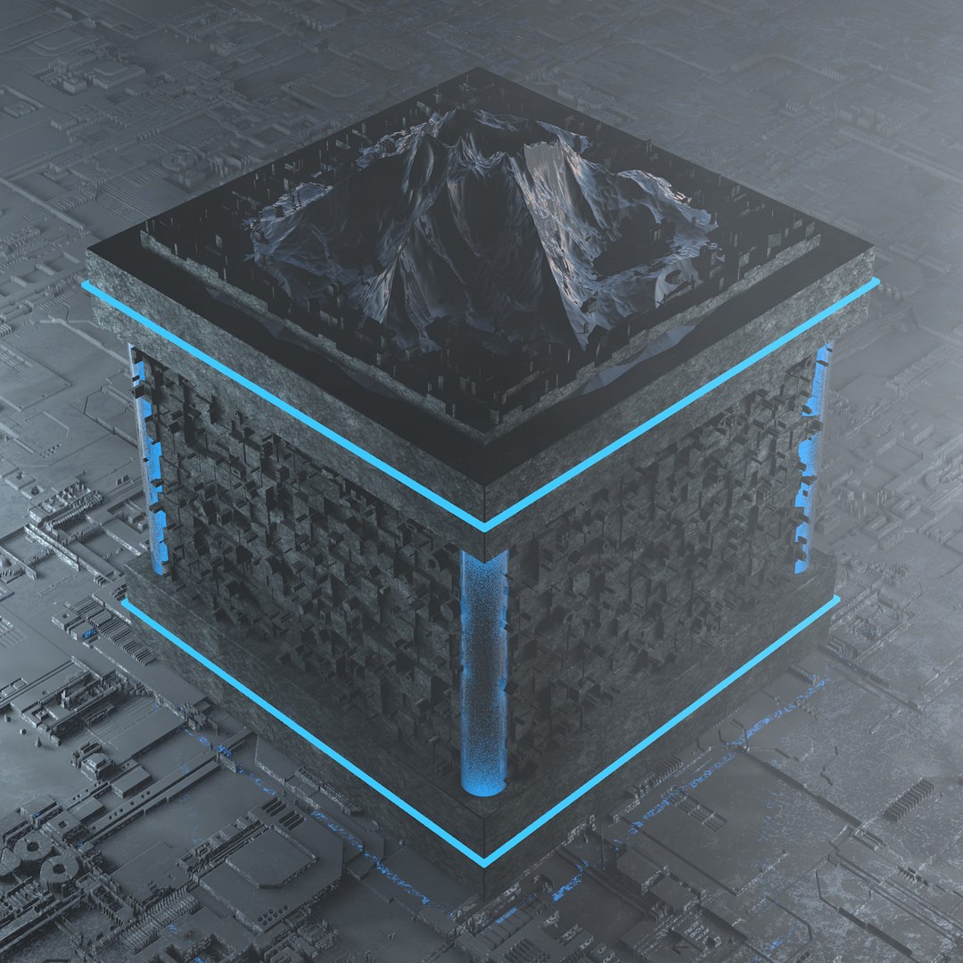 3D Concepts Strange Cube City - TurboSquid 1391556