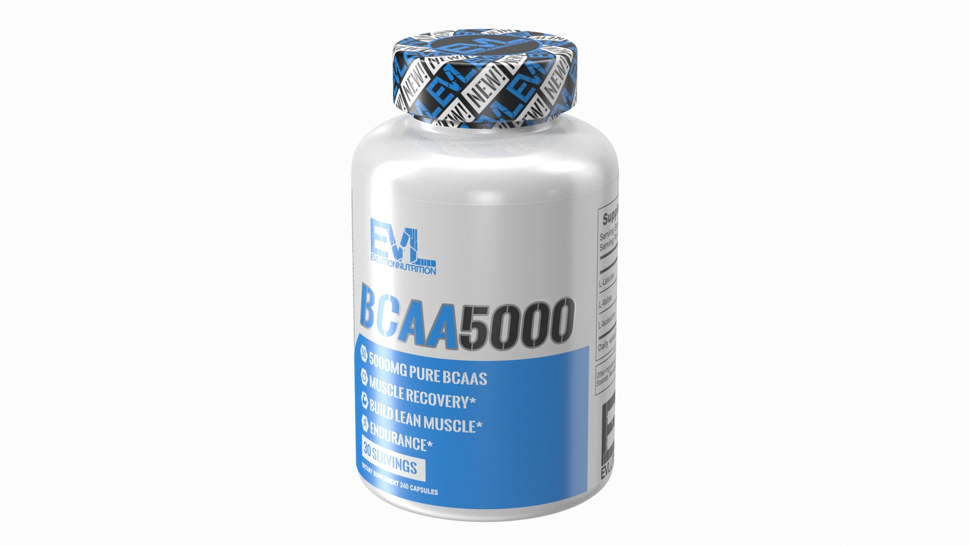 Evlution Nutrition BCAA 5000 Powder 5 Grams Of BCAAs 3D Model ...
