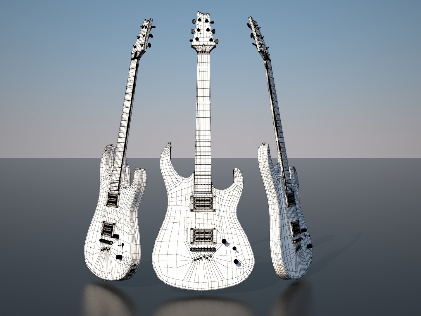 Electric guitar model - TurboSquid 1158029