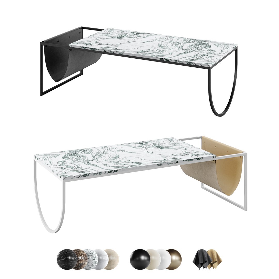 3D Bolia Coffee Table Piero Model - TurboSquid 2023880