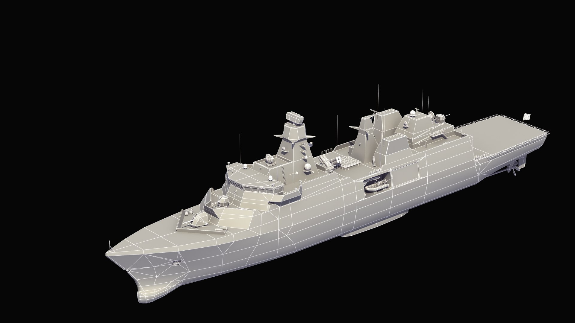 3D model type 31 frigate - TurboSquid 1635095