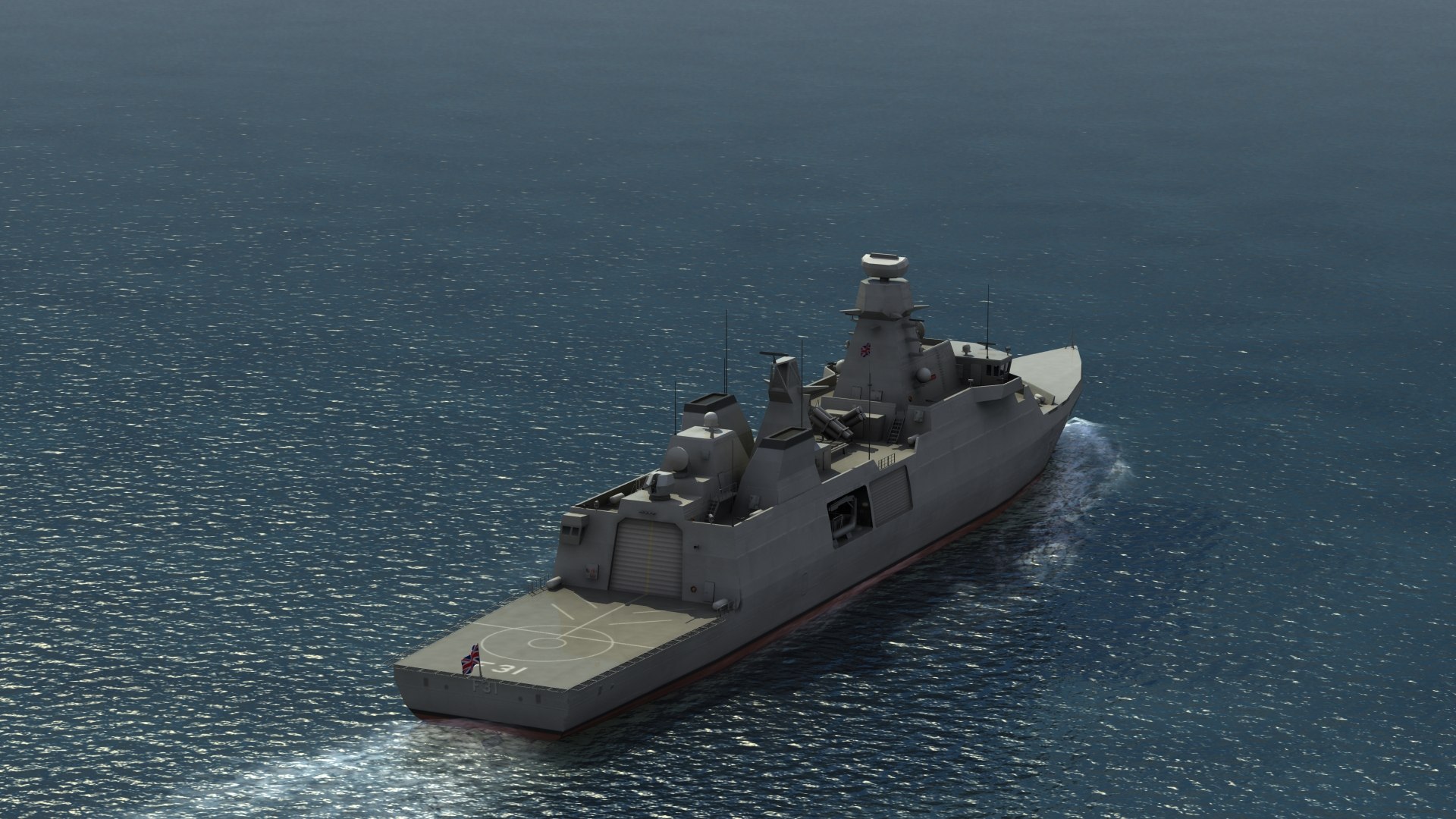 3D model type 31 frigate - TurboSquid 1635095