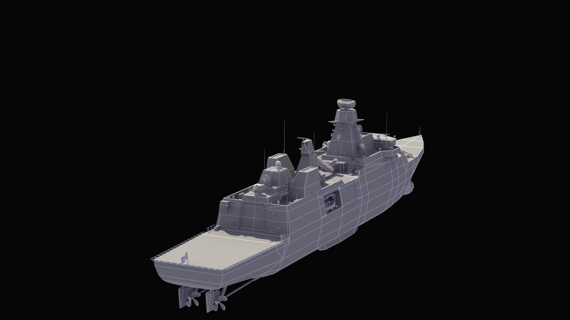 3D model type 31 frigate - TurboSquid 1635095