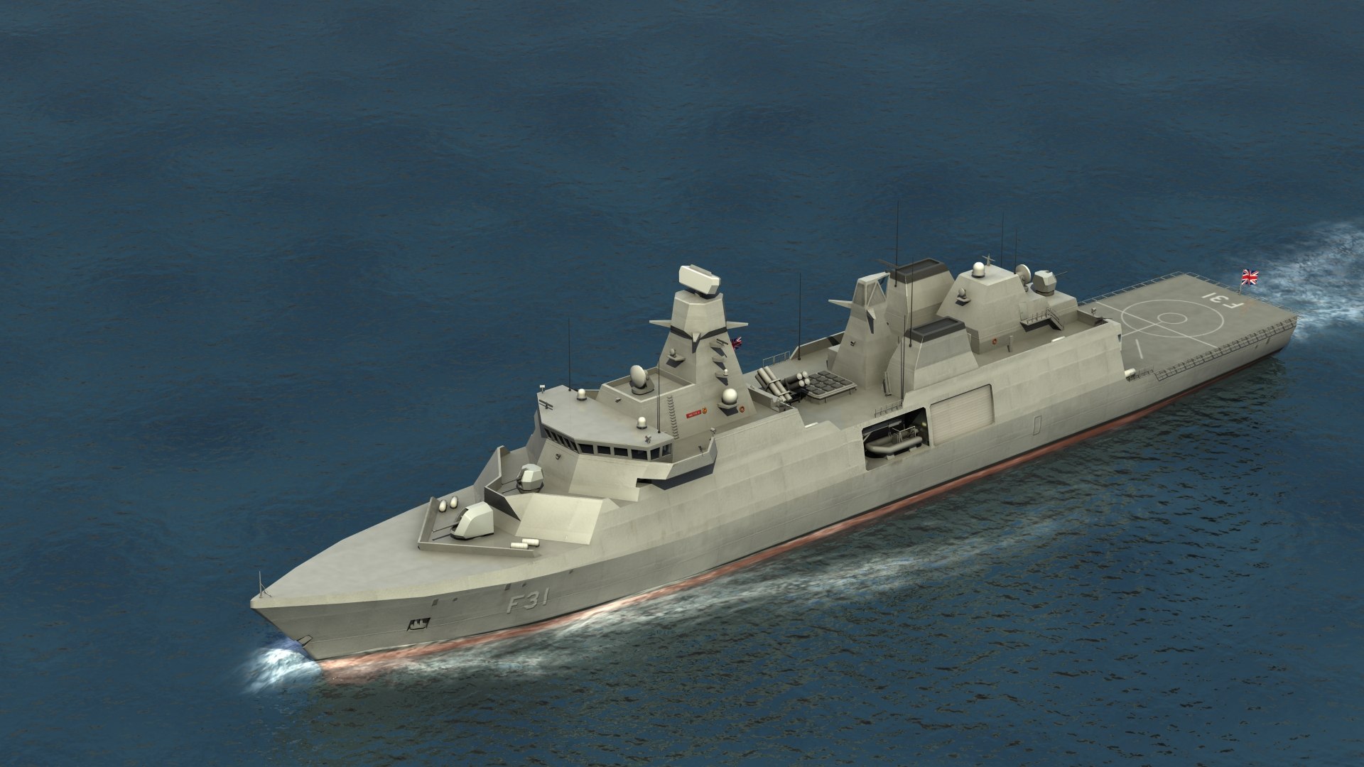 3D model type 31 frigate - TurboSquid 1635095