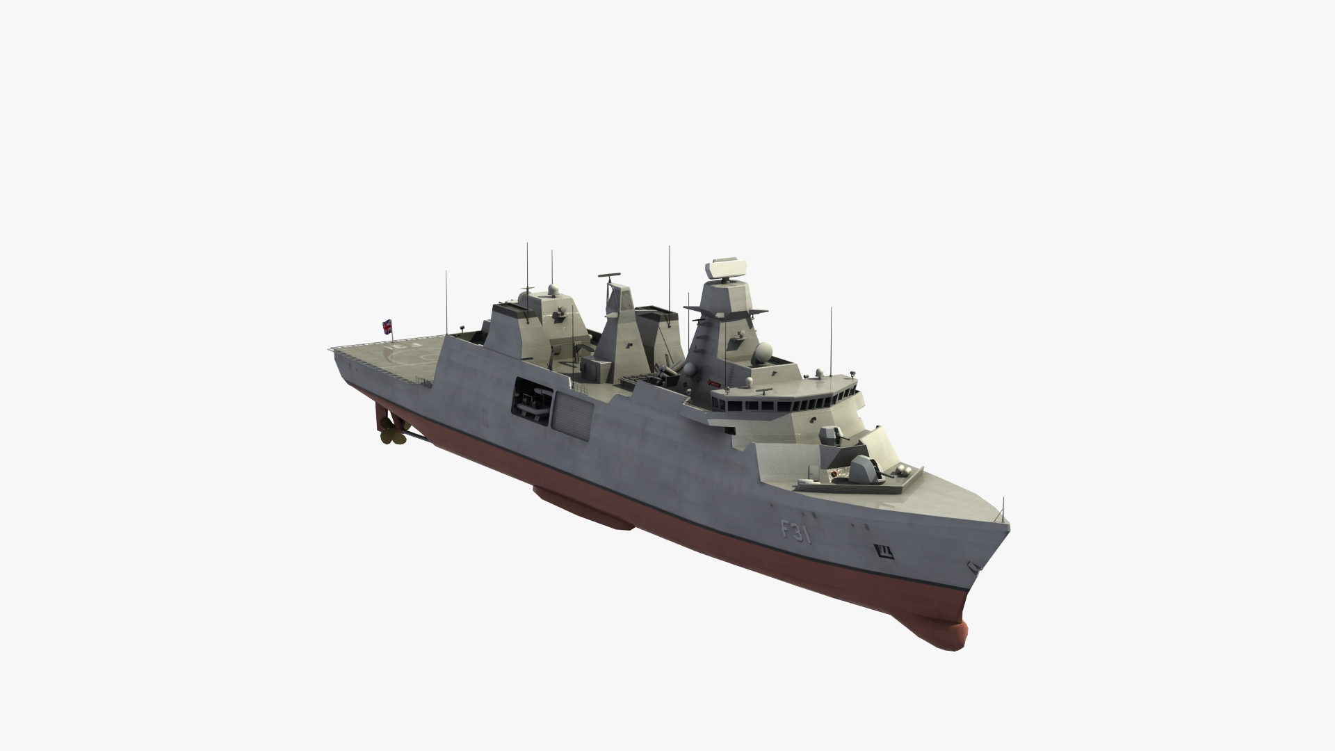 3D Model Type 31 Frigate - TurboSquid 1635095