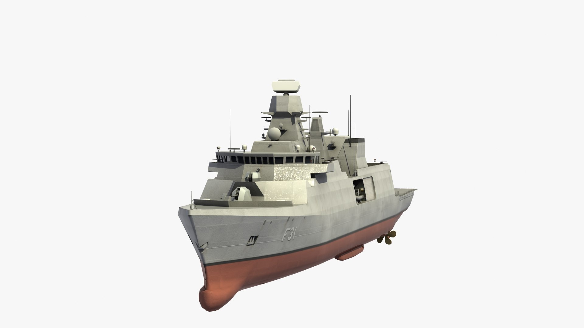 3D model type 31 frigate - TurboSquid 1635095