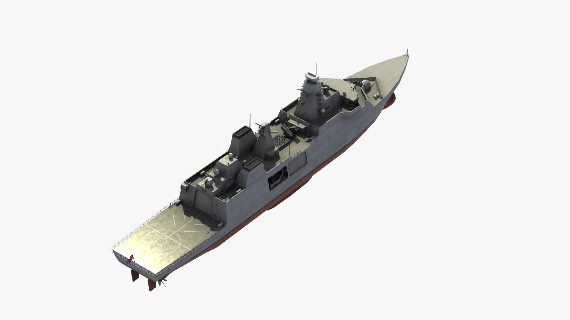 3D model type 31 frigate - TurboSquid 1635095