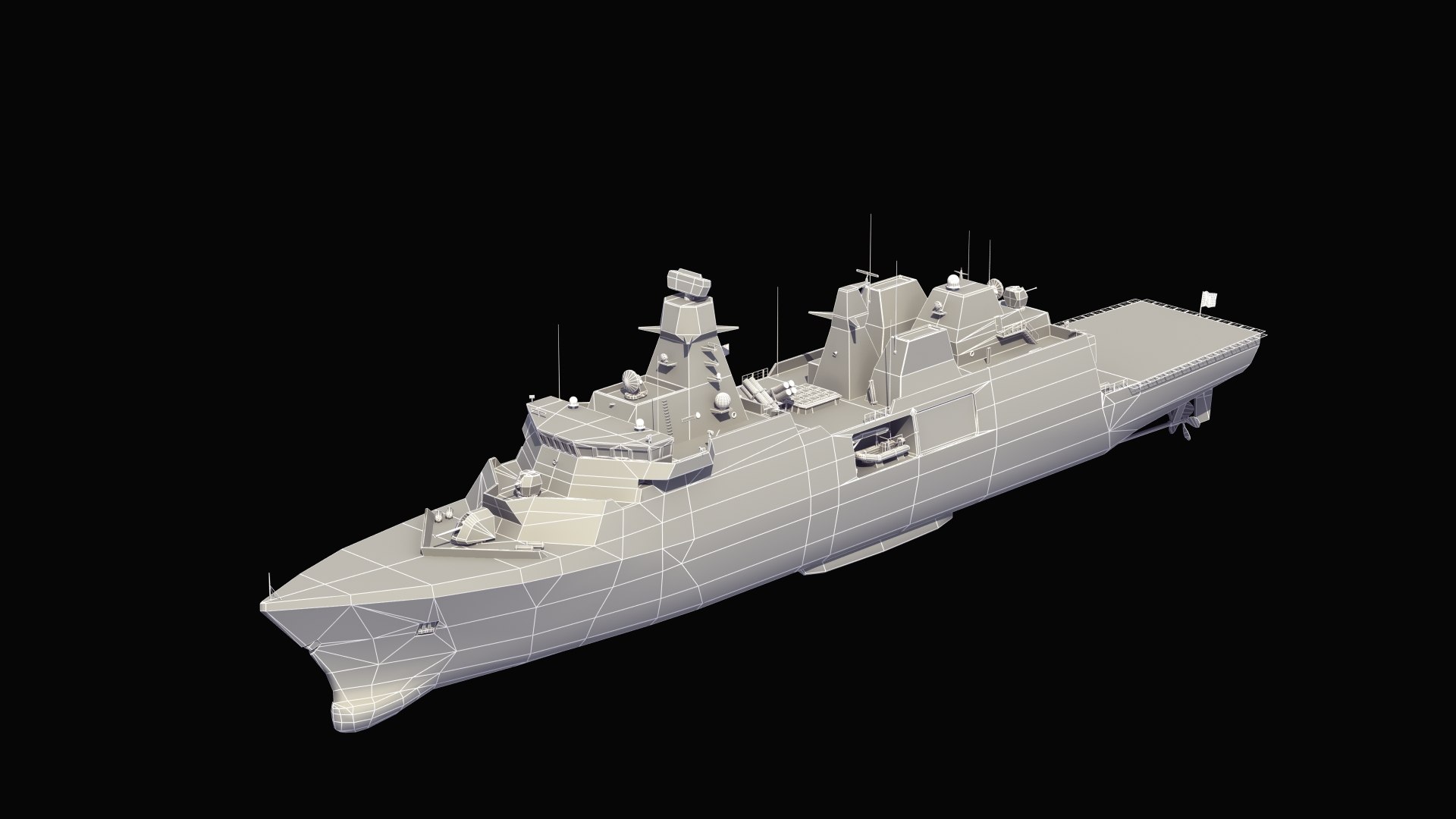 3D model type 31 frigate - TurboSquid 1635095