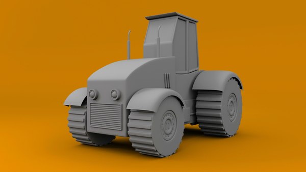tractor toon3D模型 - TurboSquid 1916531