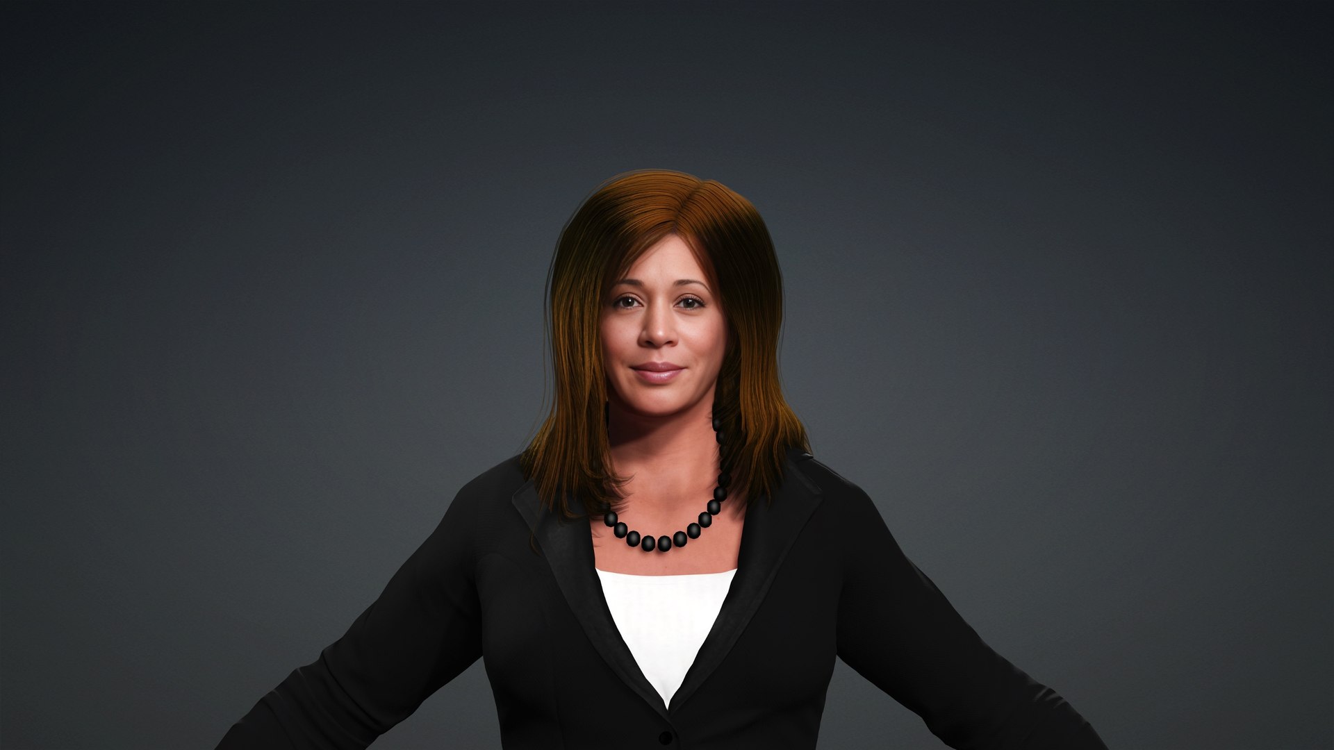 Kamala Harris Hyper Realistic Fully Rigged 3D Character 3D Model ...