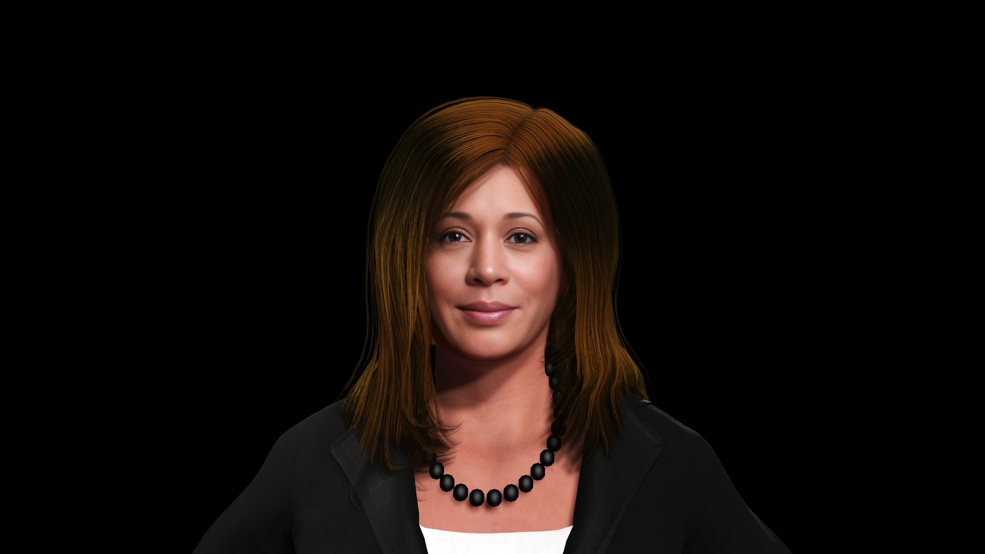 Kamala Harris Hyper Realistic Fully Rigged 3D Character 3D Model ...