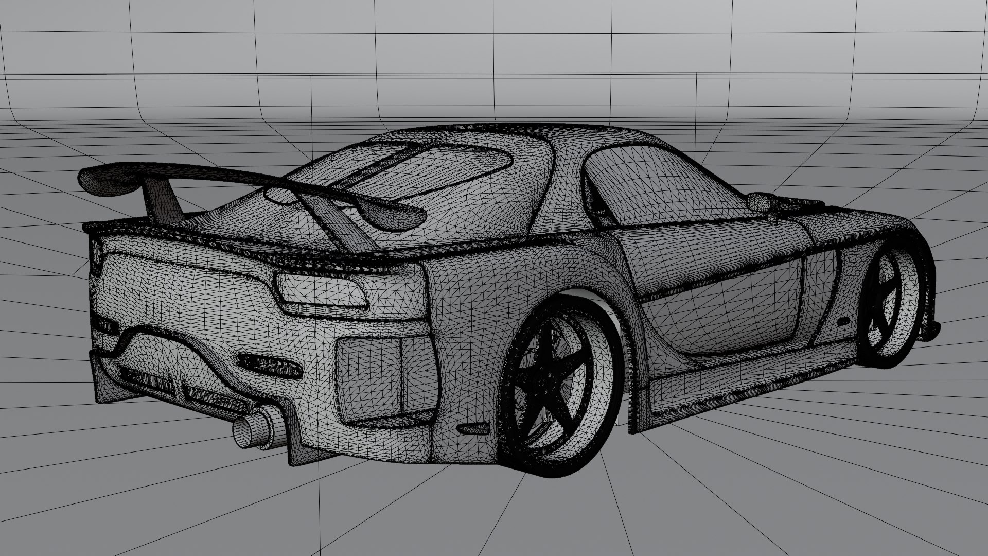 Mazda RX-7 Veilside Fortune Model - TurboSquid 2045170