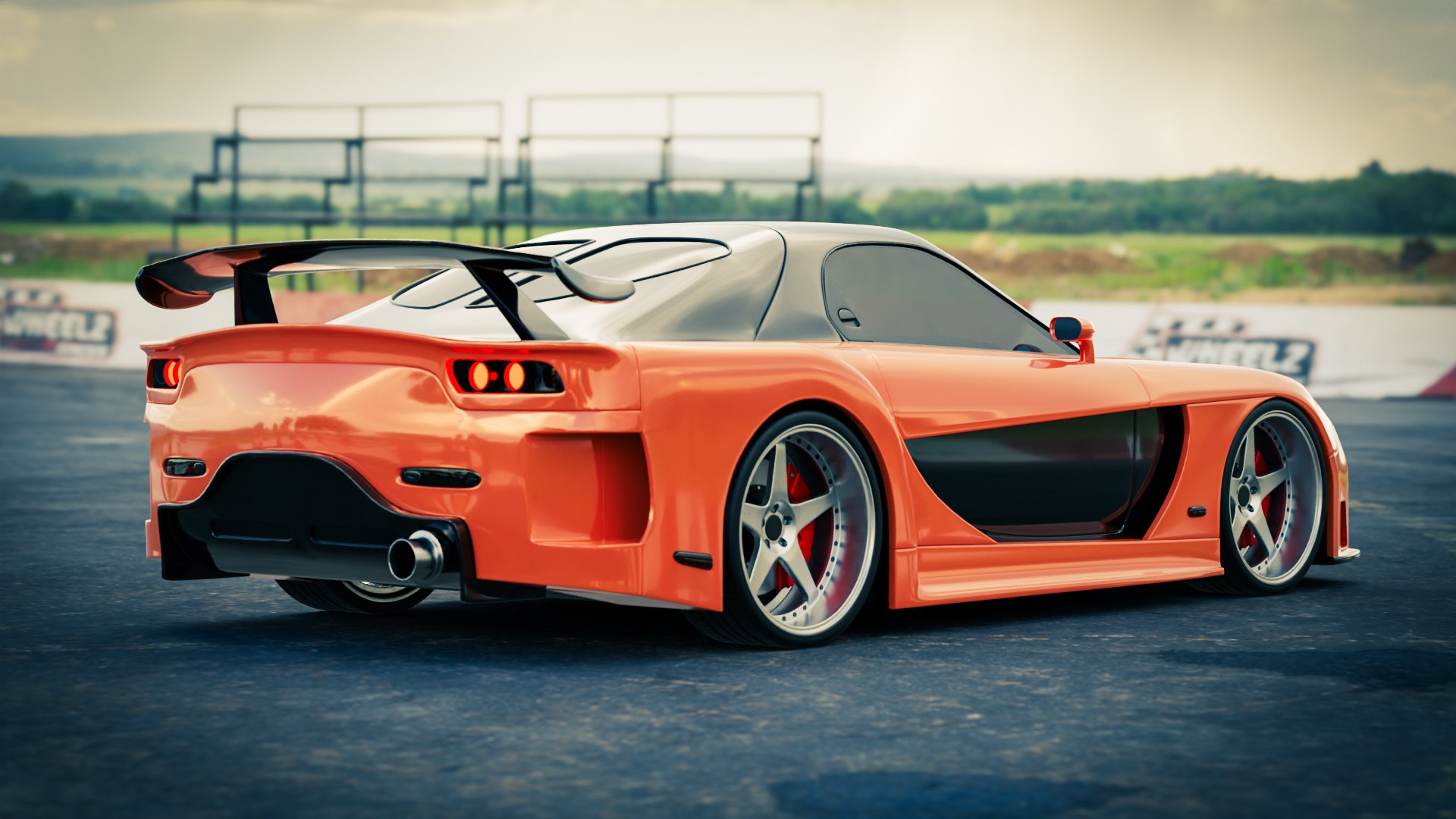 Mazda RX-7 Veilside Fortune Model - TurboSquid 2045170