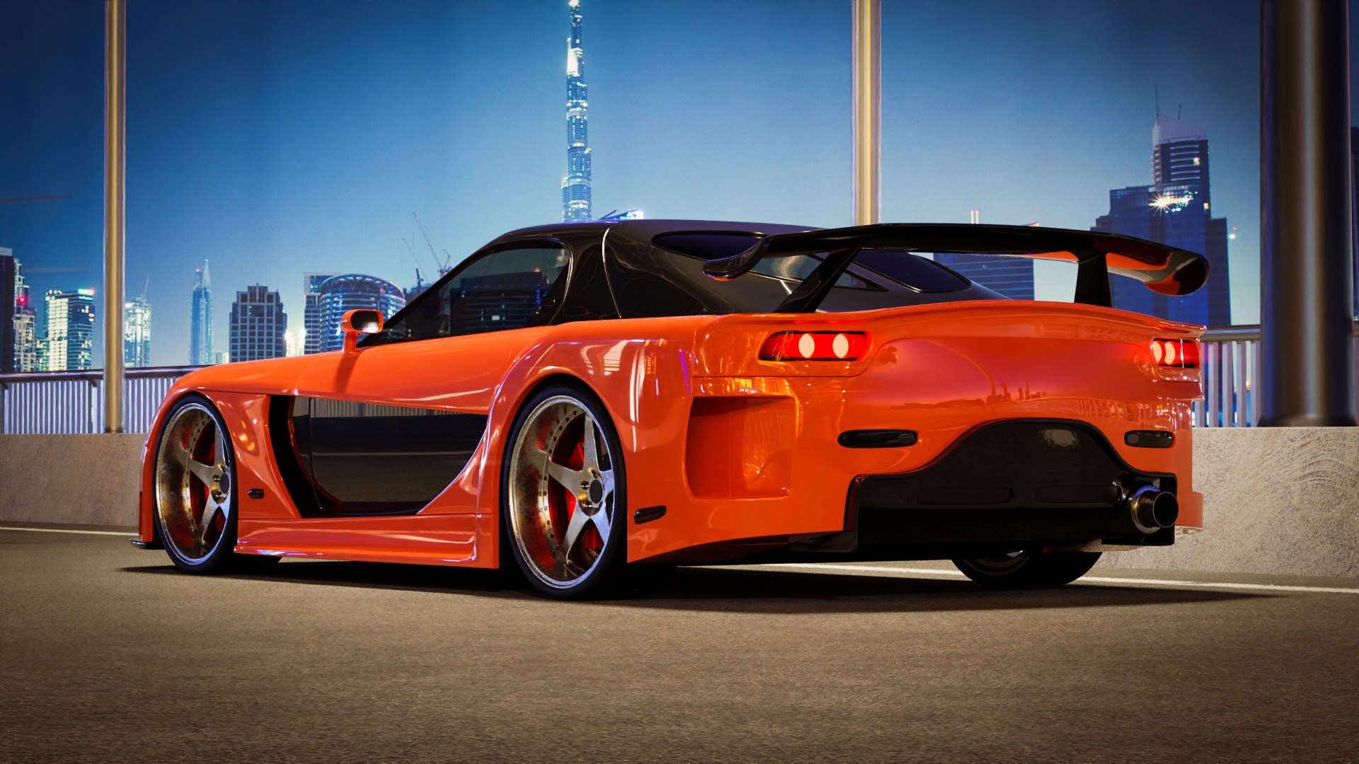Mazda RX-7 Veilside Fortune Model - TurboSquid 2045170