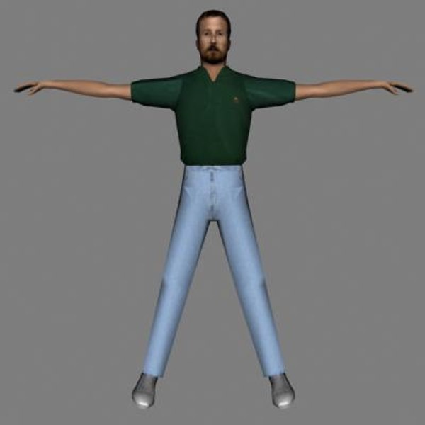 male man 3d model