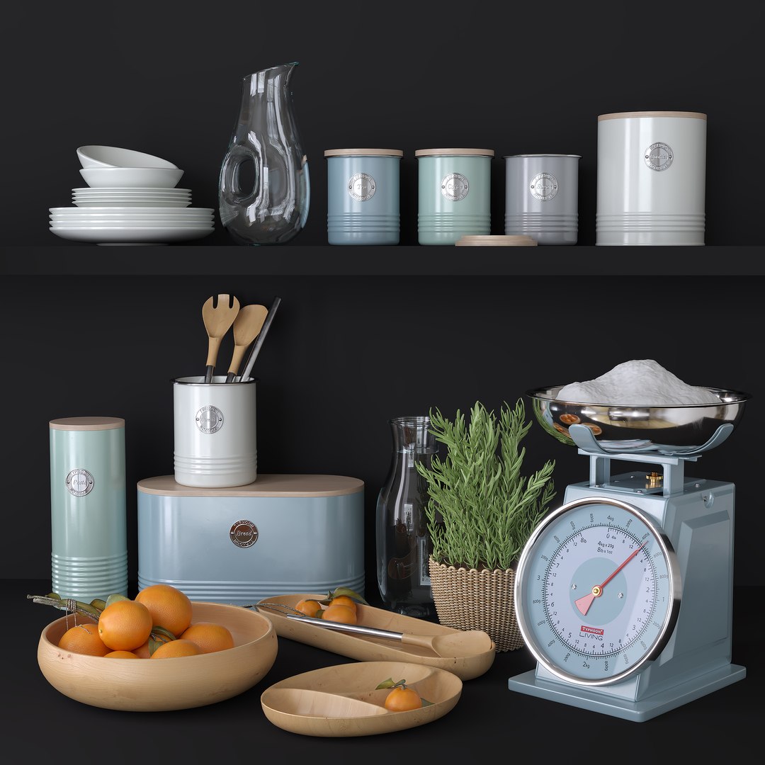 Typhon Decorative Set Model - TurboSquid 1534750