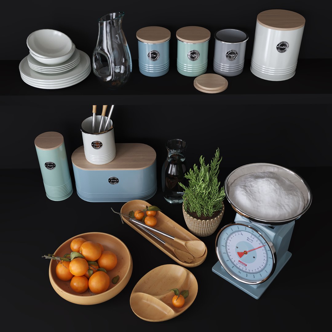 Typhon Decorative Set Model - TurboSquid 1534750