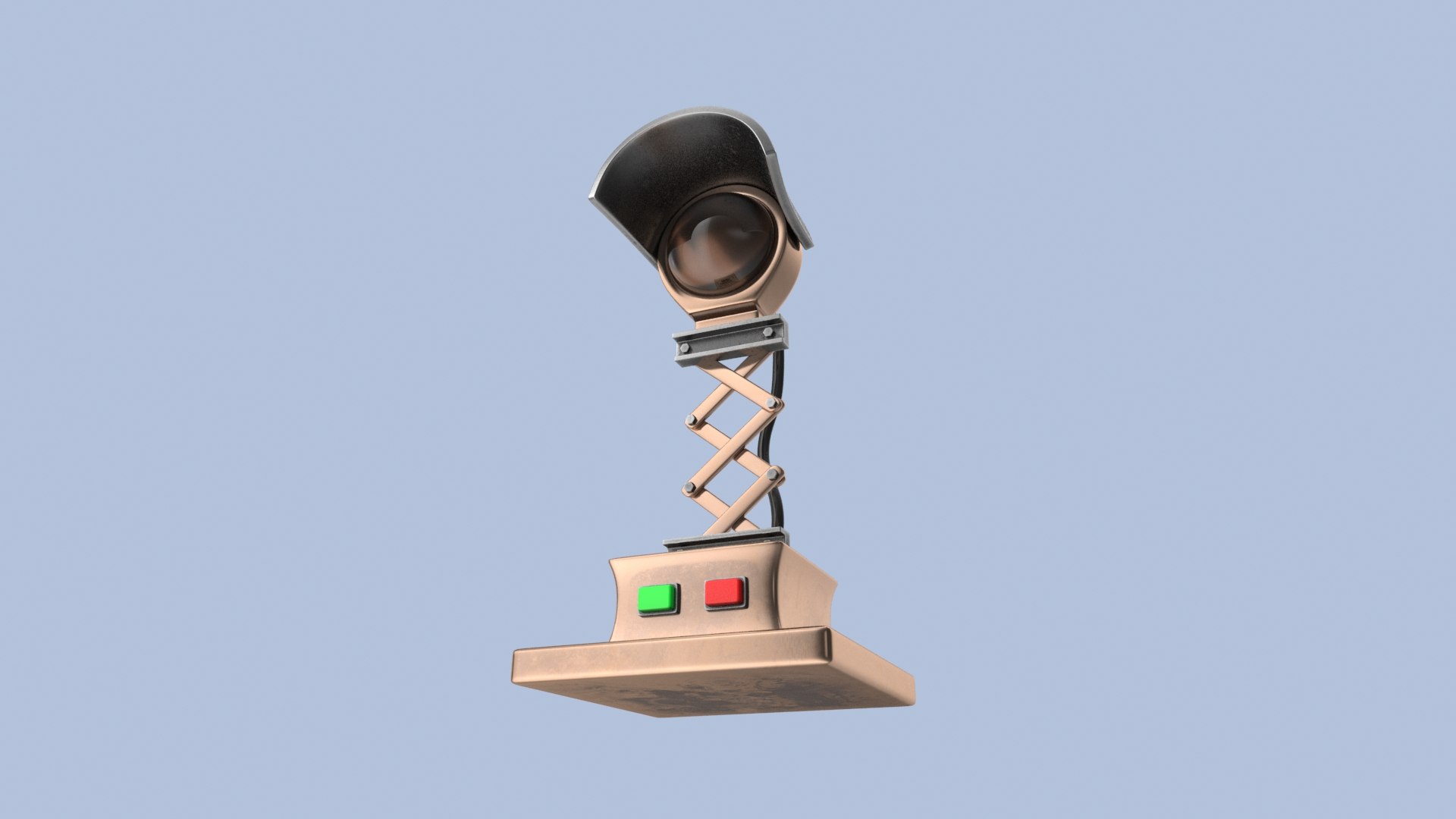3D Lamp Old Antic Cartoon Style - TurboSquid 2101268