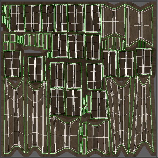 Stylized shutters window 3D model - TurboSquid 1686059