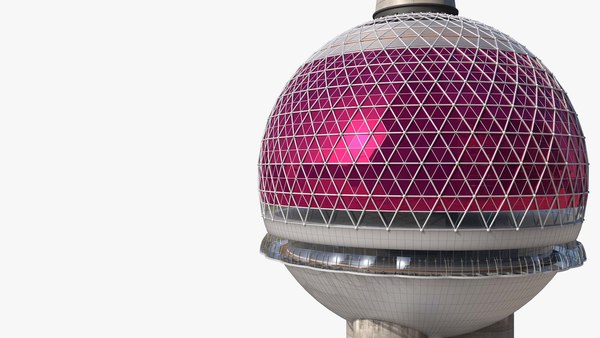 HighPoly of the ShangHai Oriental Pearl TV Tower 3D 모델 - TurboSquid 1956430
