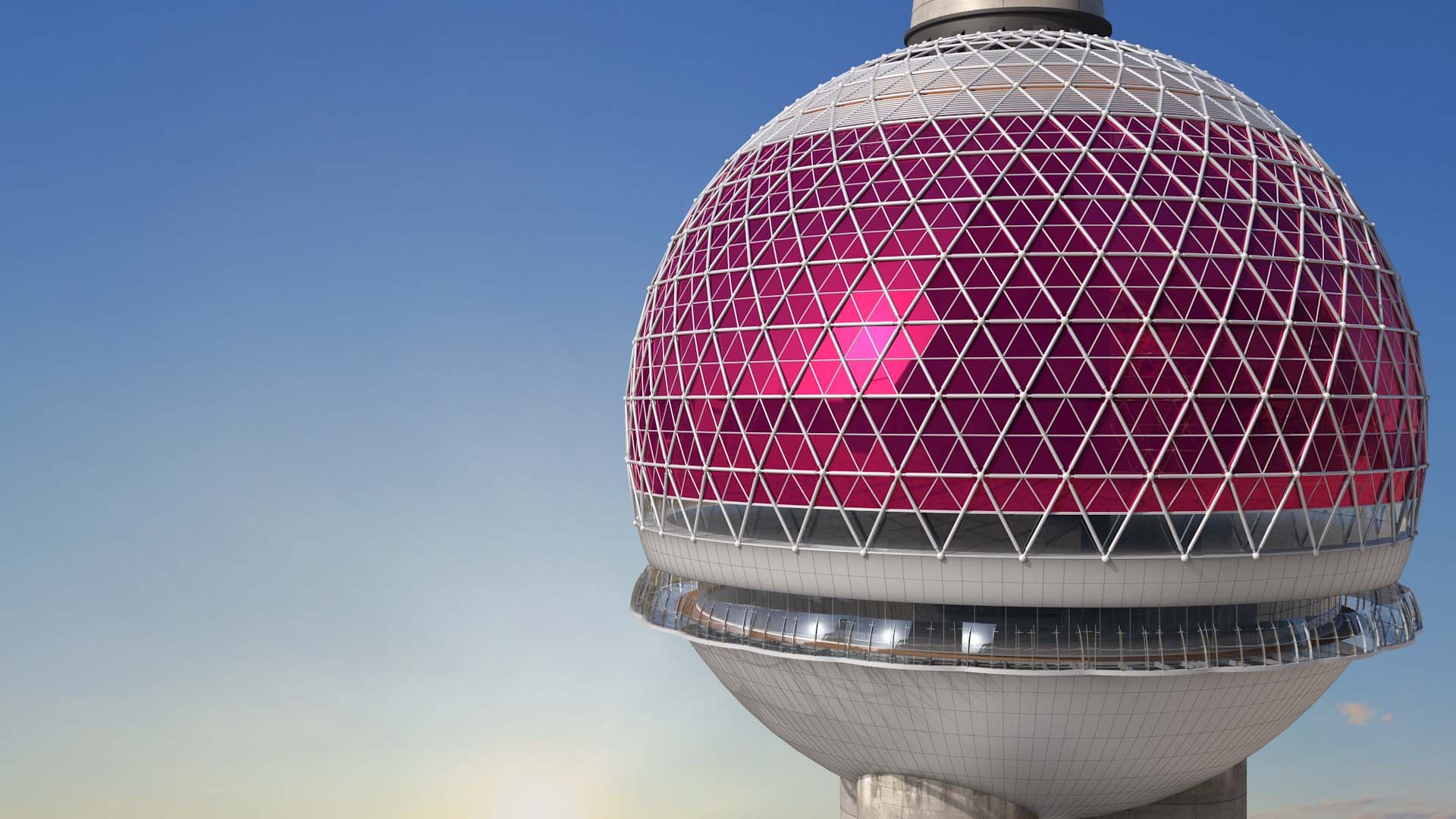 3D HighPoly Of The ShangHai Oriental Pearl TV Tower Model - TurboSquid ...