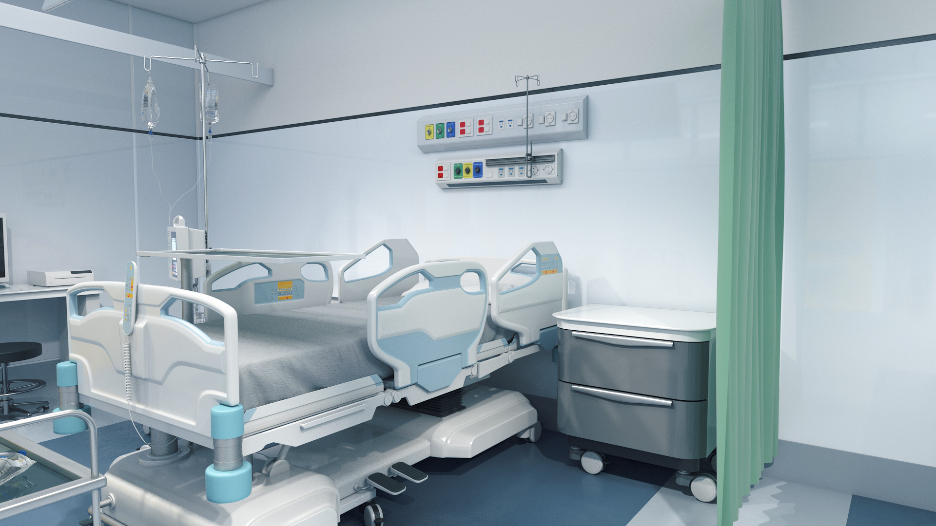 Hospital Ward 3D model - TurboSquid 2131838