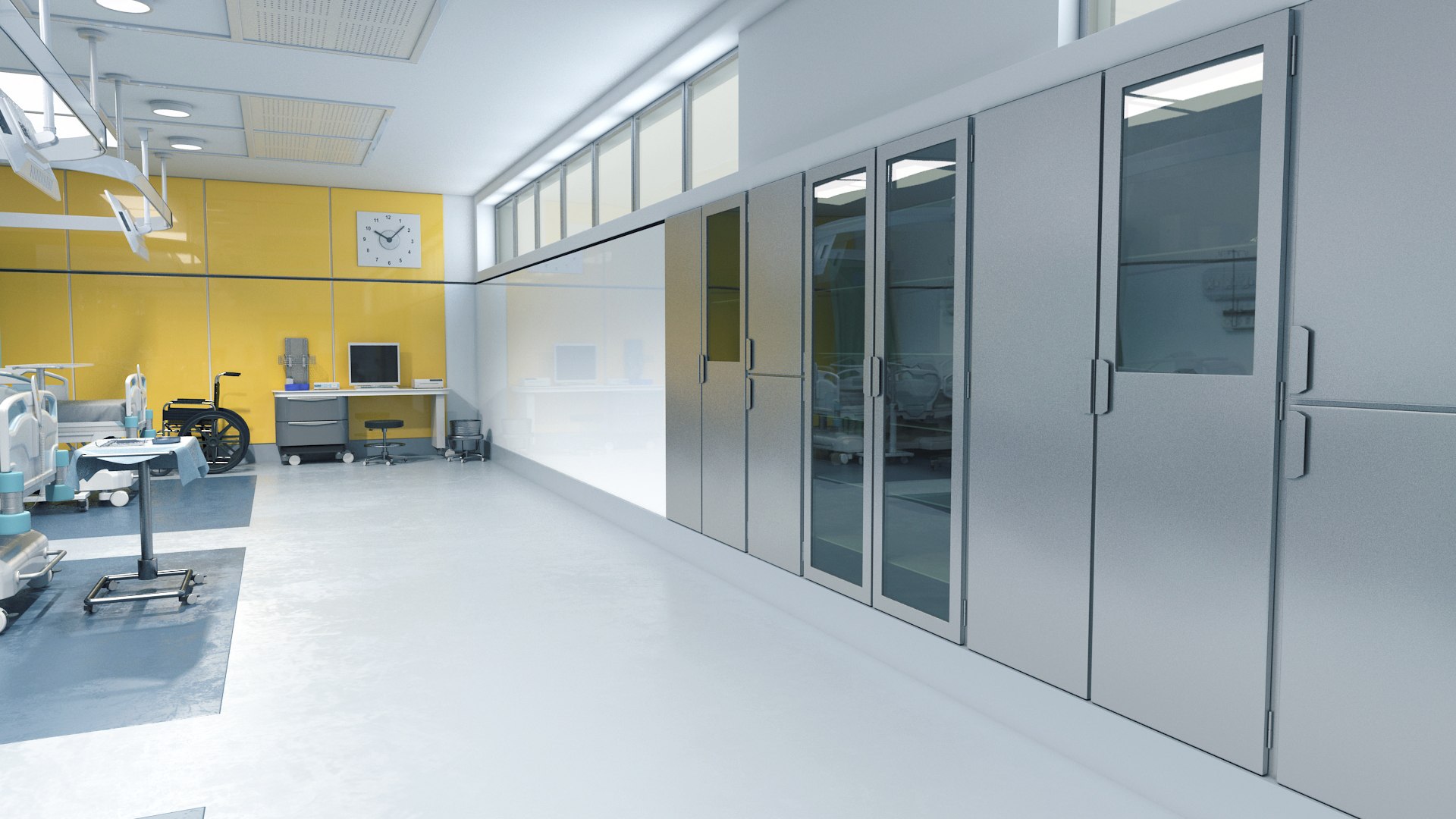 Hospital Ward 3D Model - TurboSquid 2131838