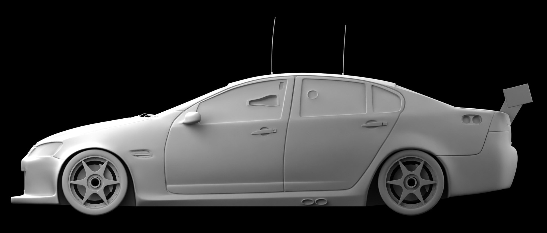 V8 Racing Commodore 3d Model