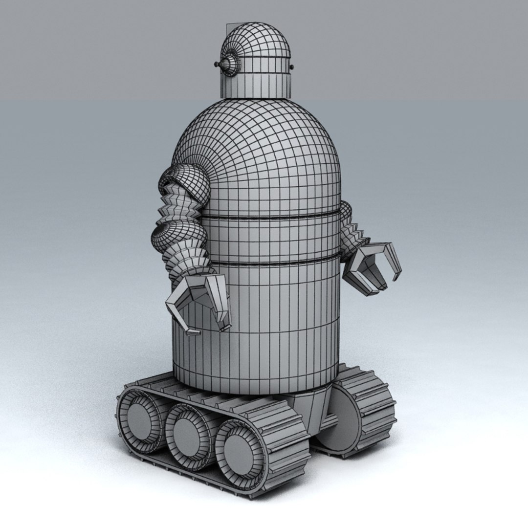 3d model of toy robot