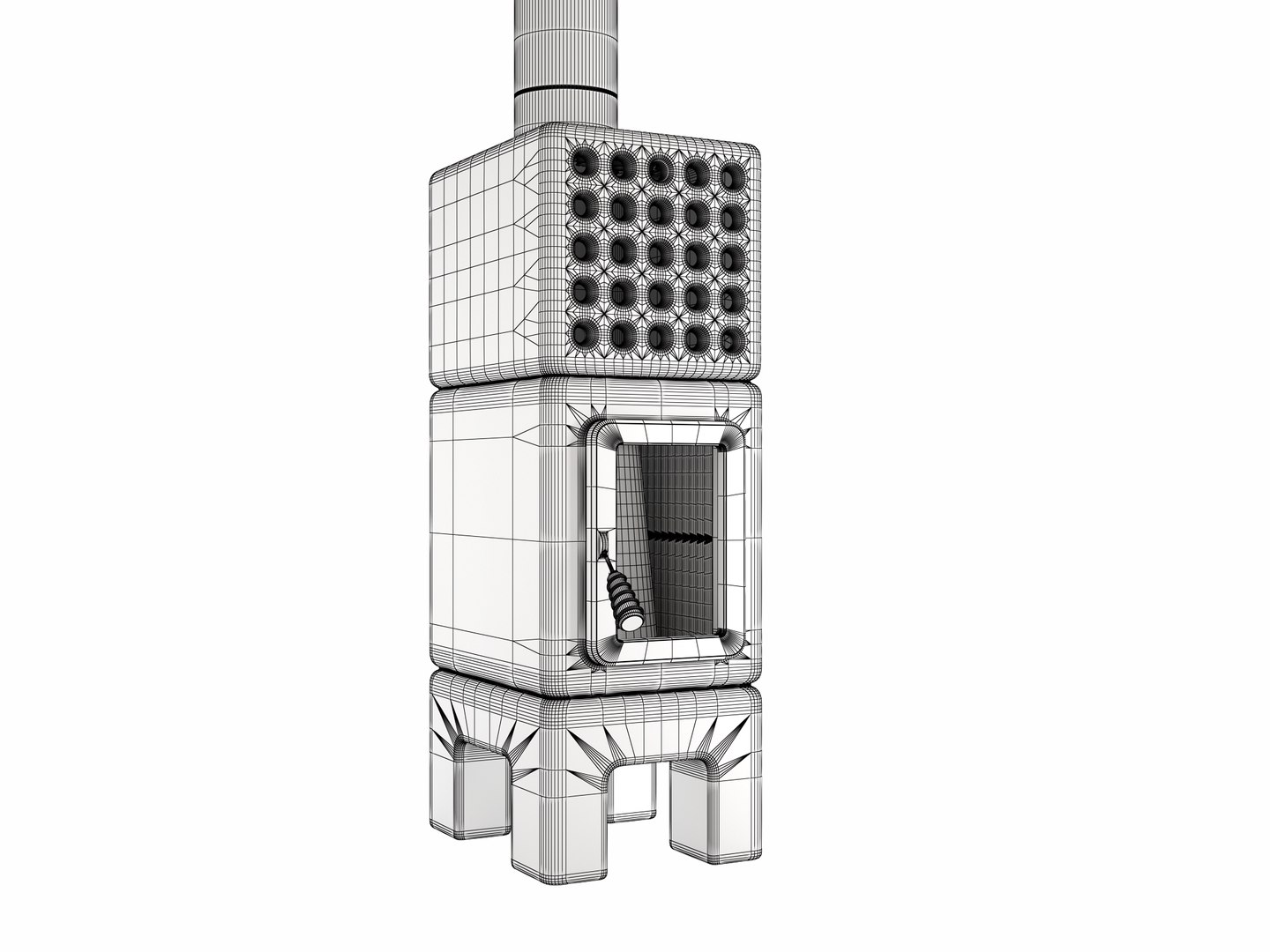Cubi Stack Slim 3D Model - TurboSquid 1629085