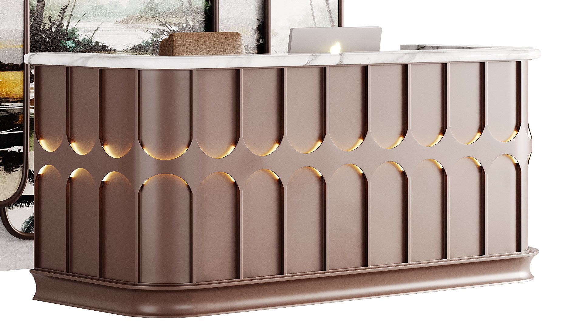 3D Contemporary Reception 21 Model - TurboSquid 2277242