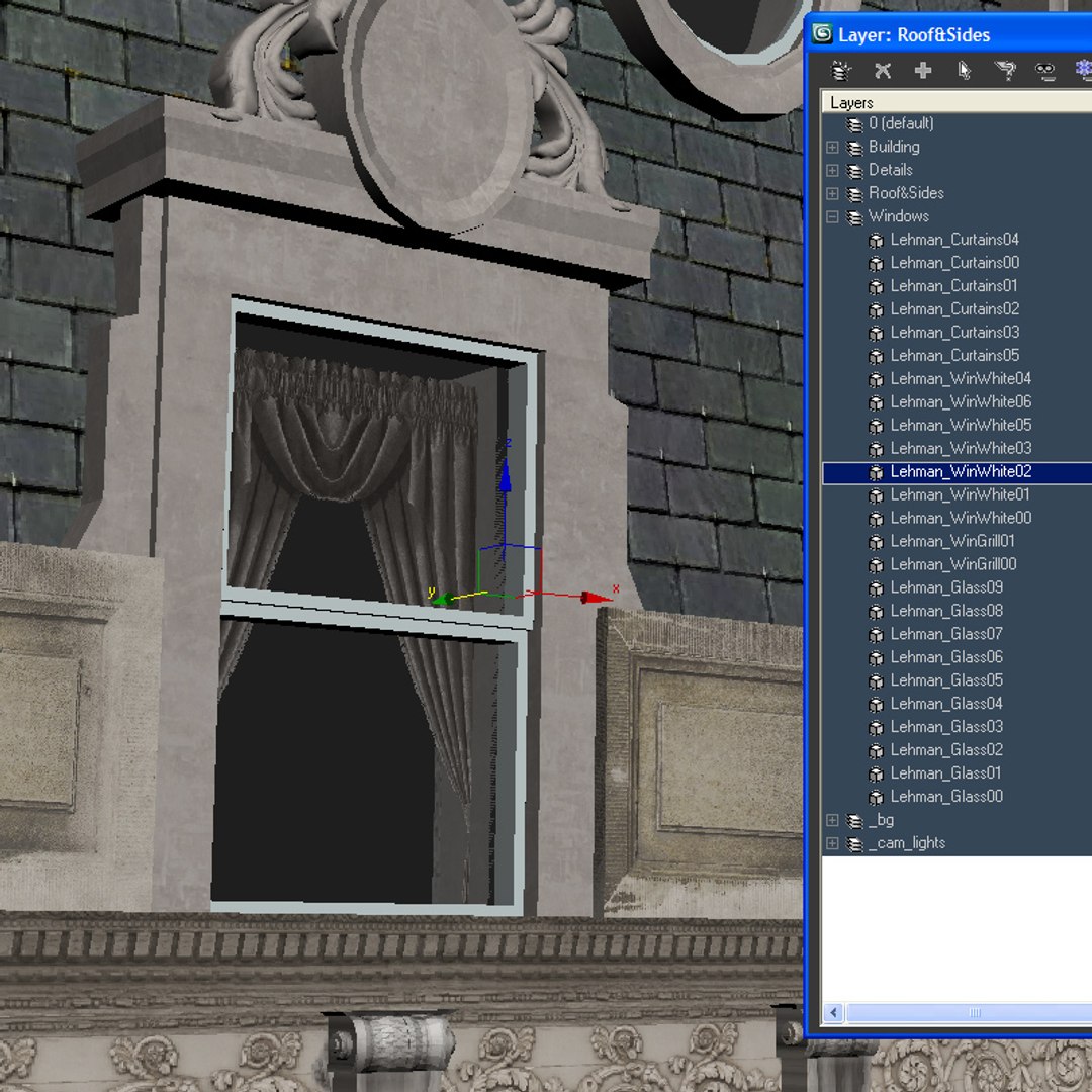 3d model of french buildings