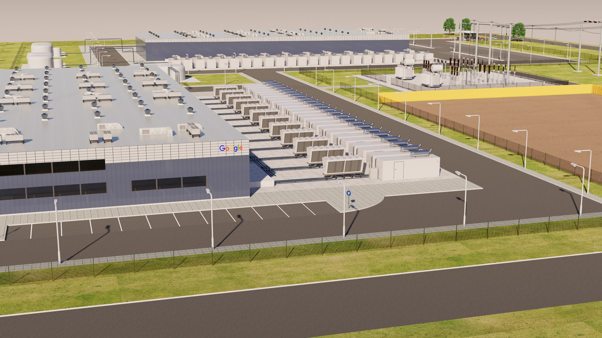 3D Google Data Center Area - TurboSquid 2294979