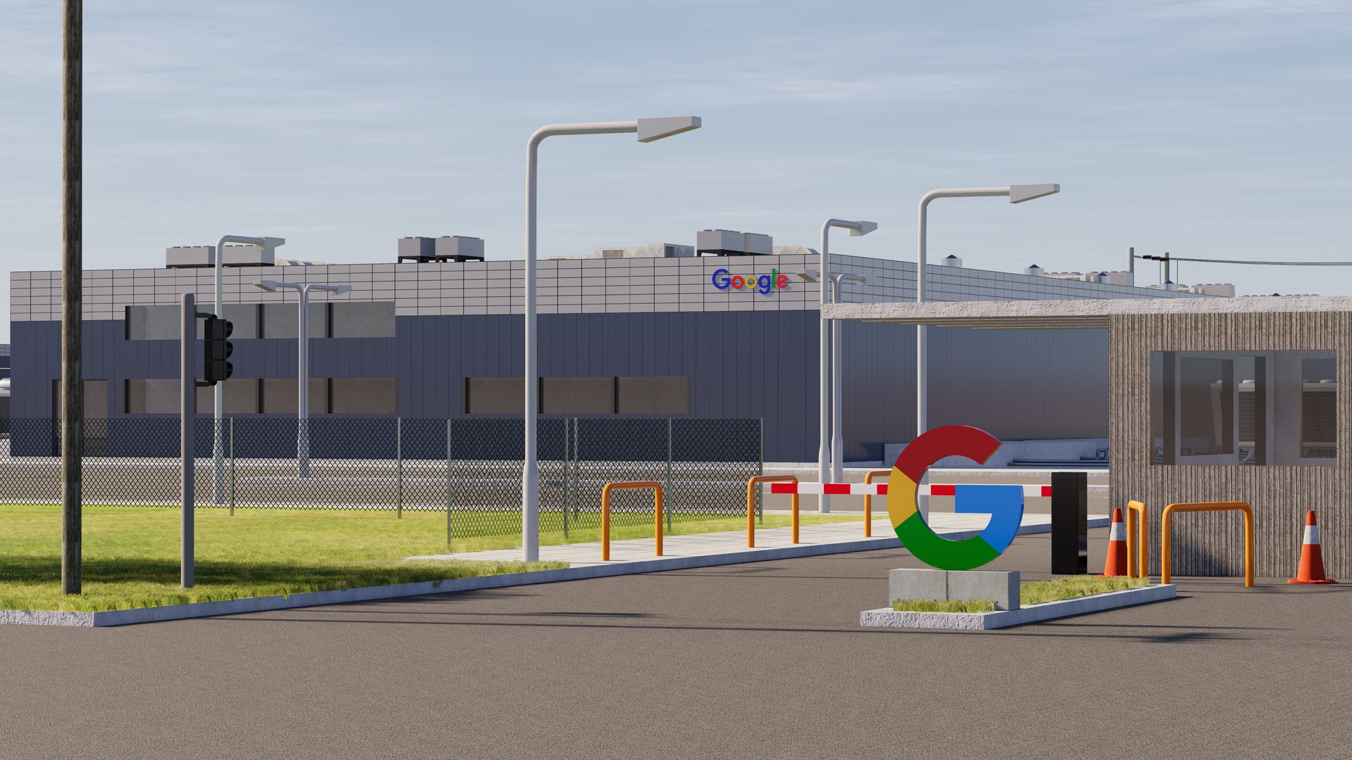 3D Google Data Center Area - TurboSquid 2294979
