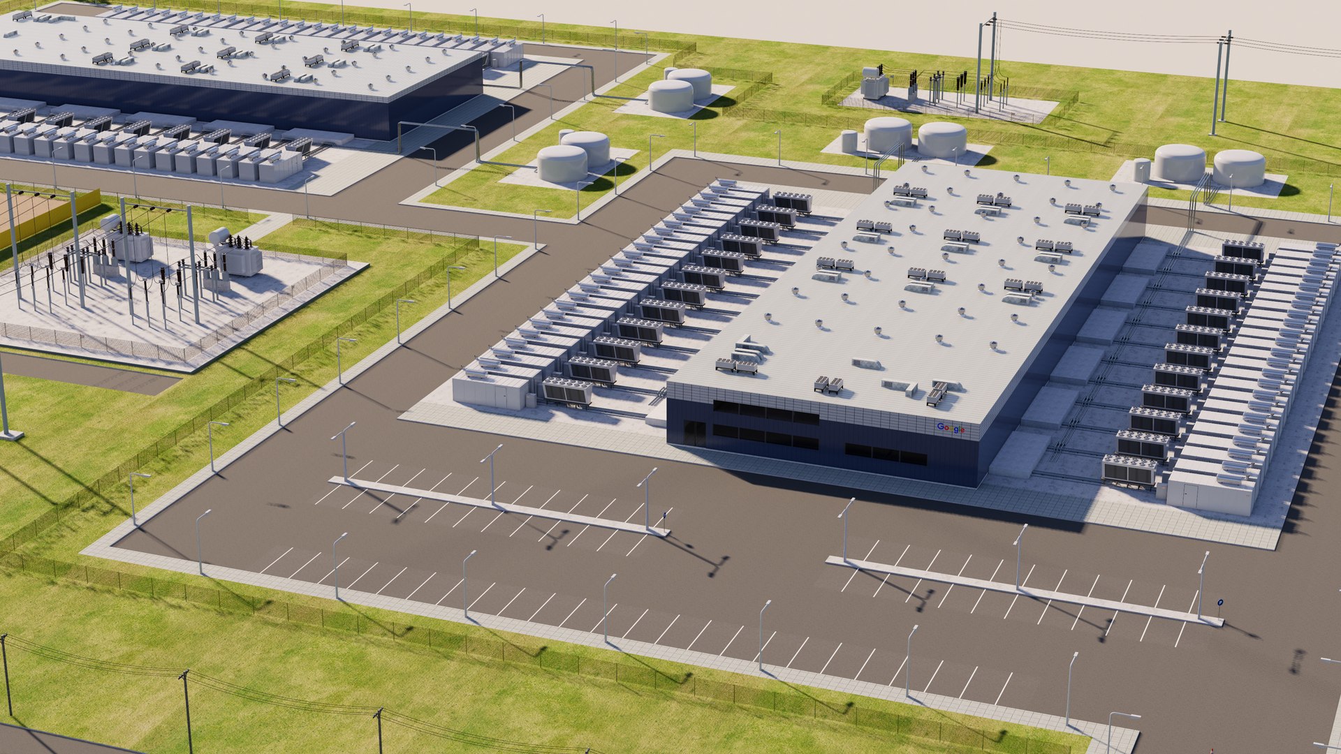 3D Google Data Center Area - TurboSquid 2294979