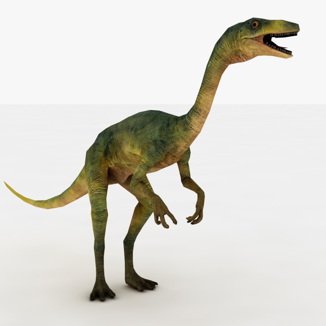 3D Compsognathus Rigged And Animated - TurboSquid 2347051