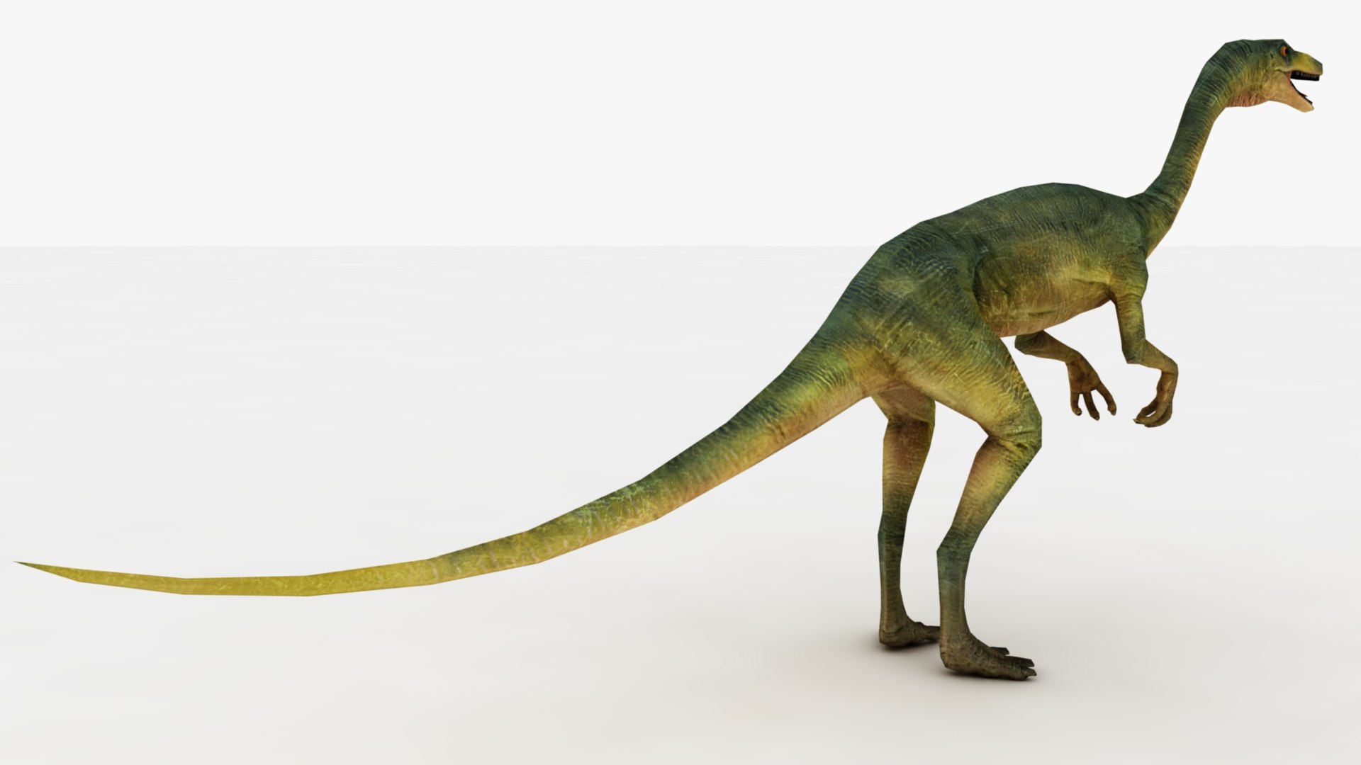 3D Compsognathus Rigged And Animated - TurboSquid 2347051