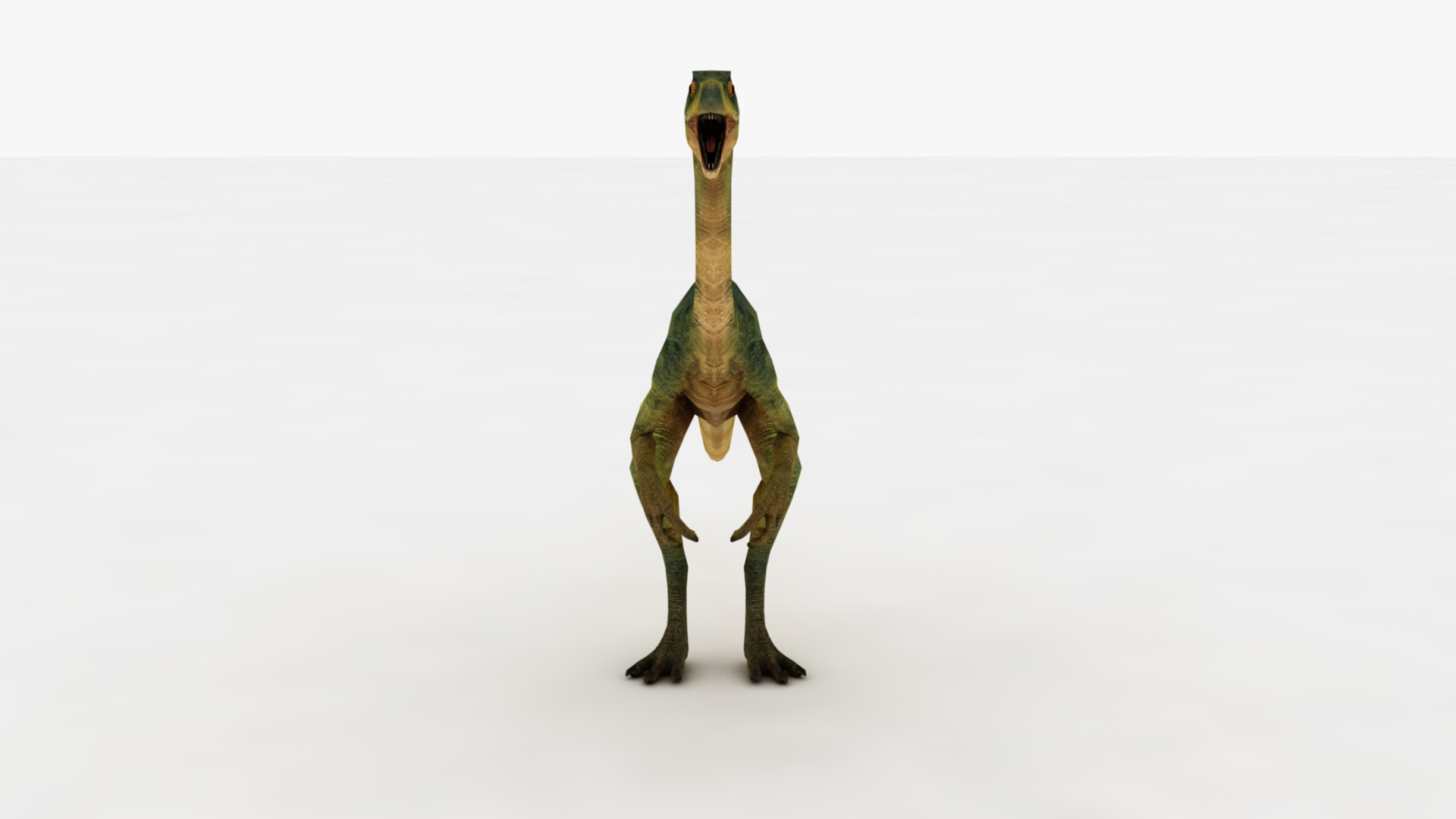 3D Compsognathus Rigged And Animated - TurboSquid 2347051