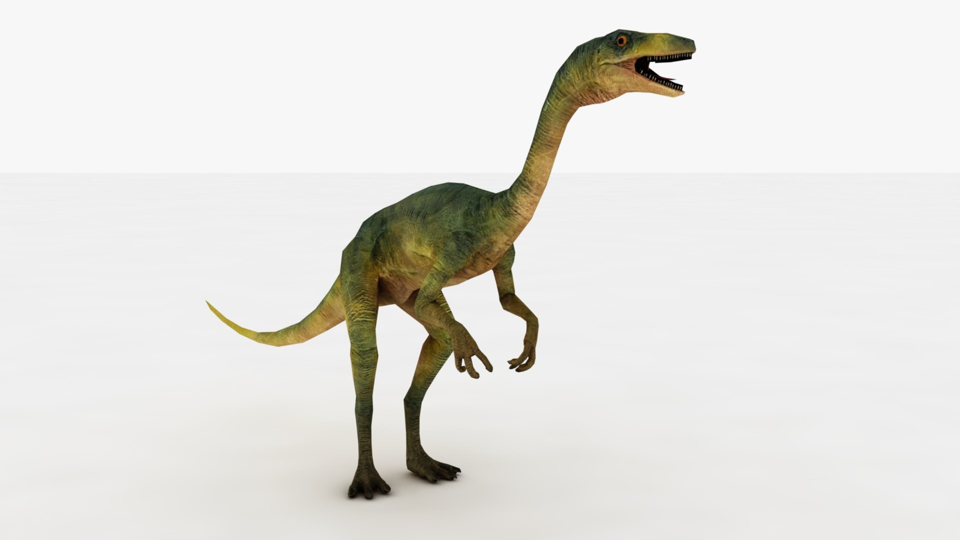 3D Compsognathus Rigged And Animated - TurboSquid 2347051