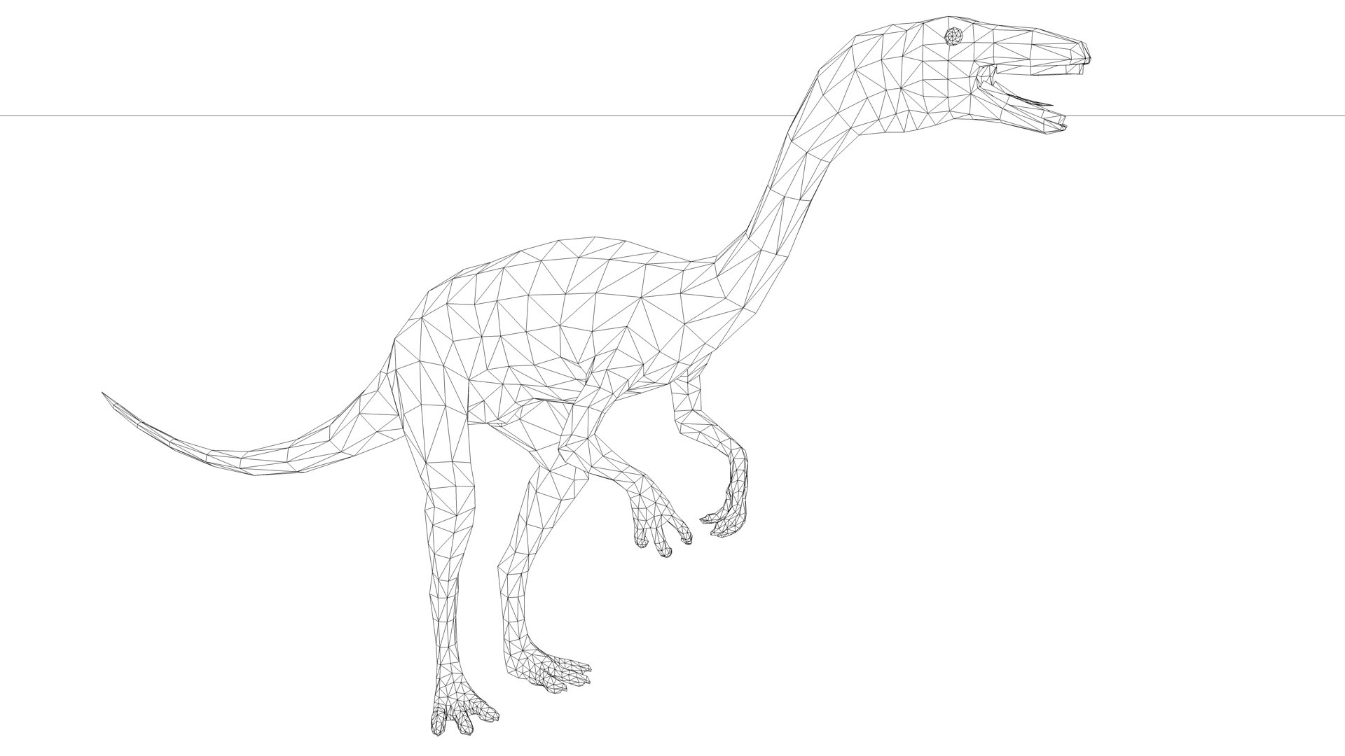 3D Compsognathus Rigged And Animated - TurboSquid 2347051